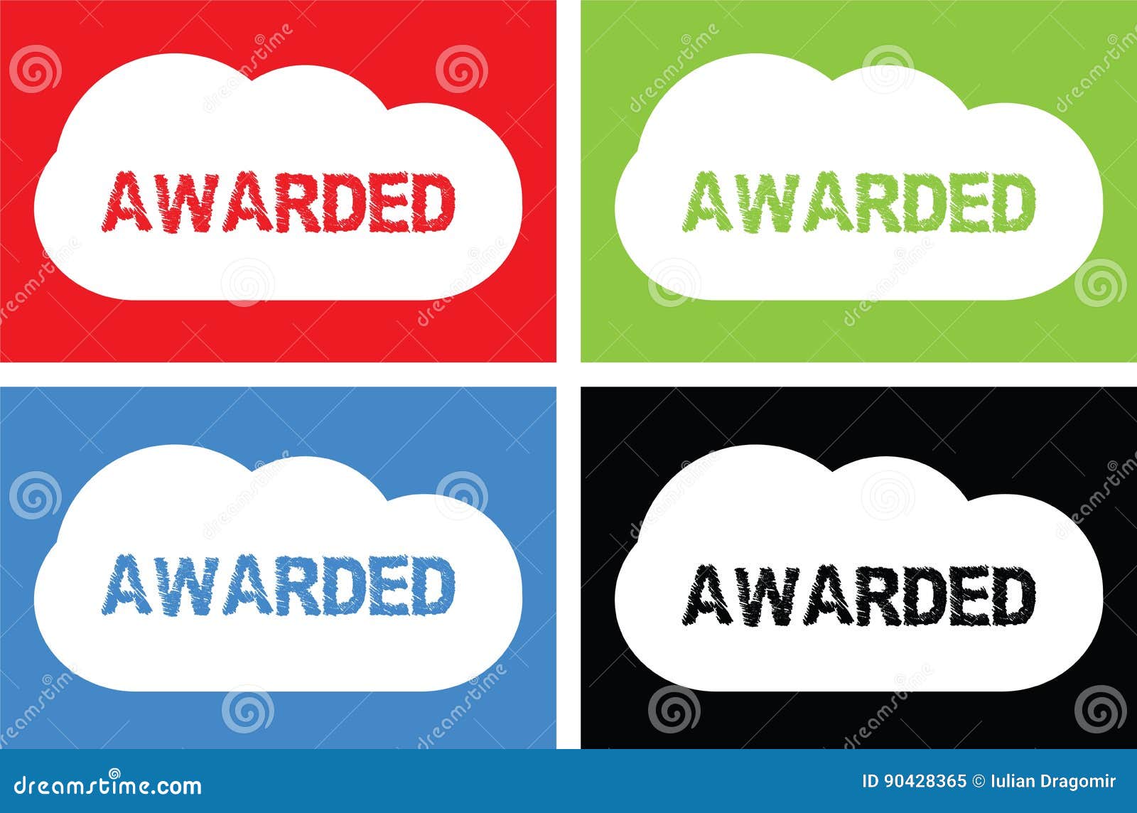 AWARDED Text On Red Lines Stamp Sign Royalty-Free Stock Photography ...