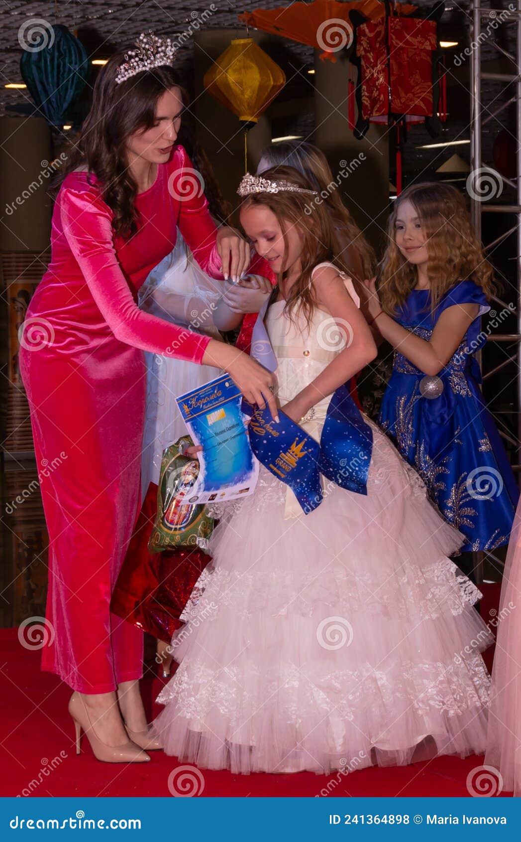 Awarding Children of Models at a Beauty Contest. Editorial Stock Photo ...