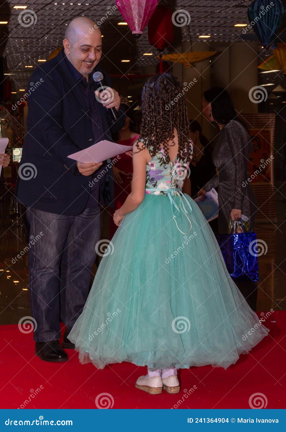 Awarding Children of Models at a Beauty Contest. Editorial Stock Image ...