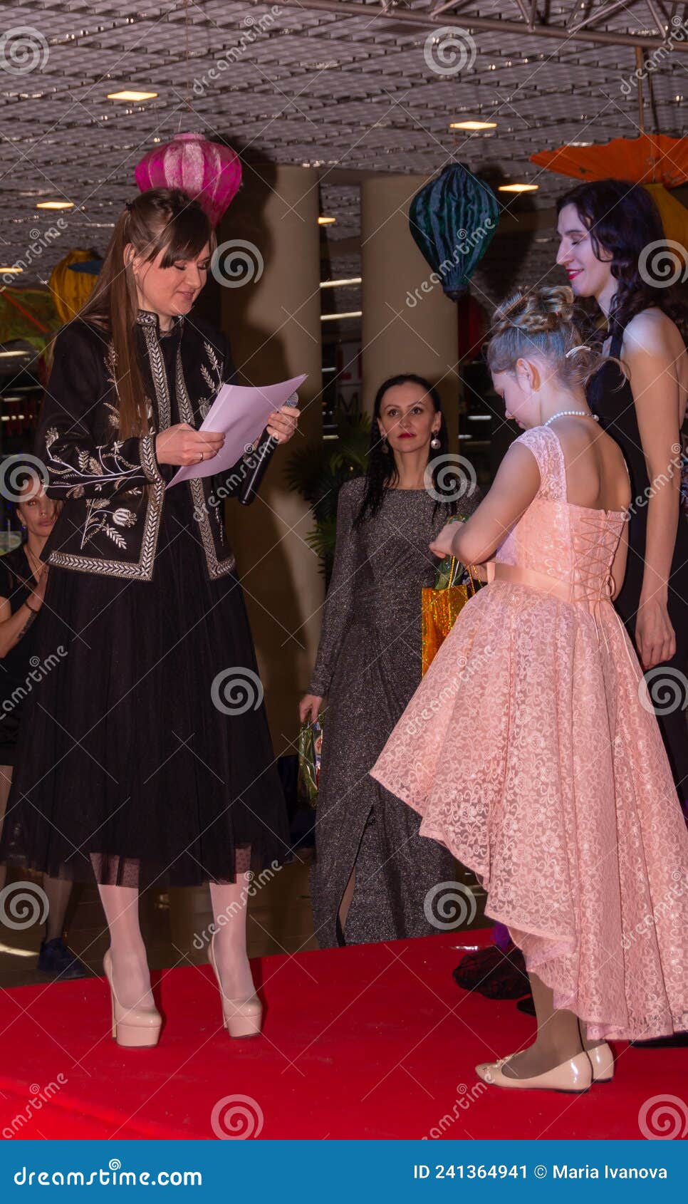 Awarding Children of Models at a Beauty Contest. Editorial Photo ...