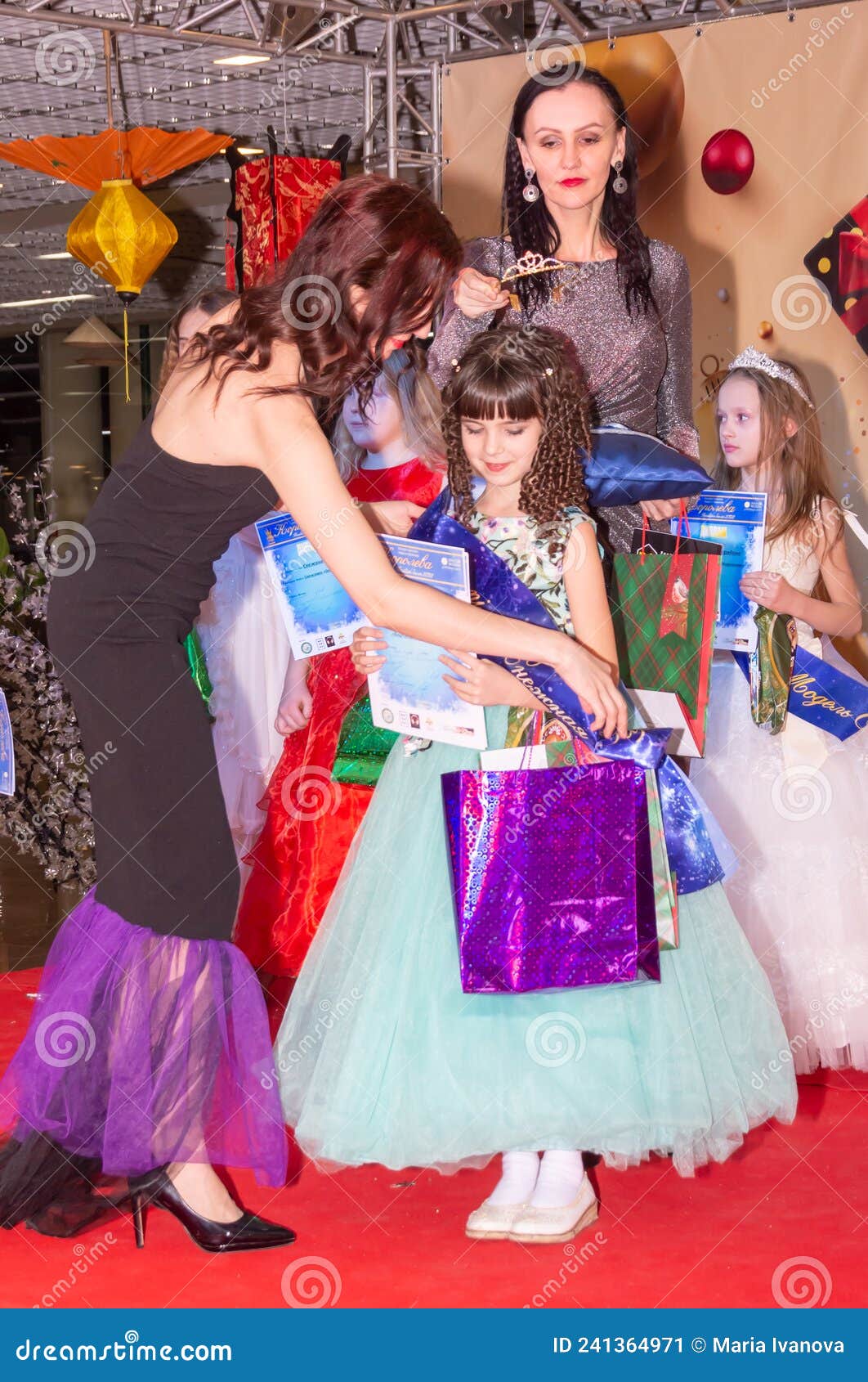 Awarding Children of Models at a Beauty Contest. Editorial Photo ...