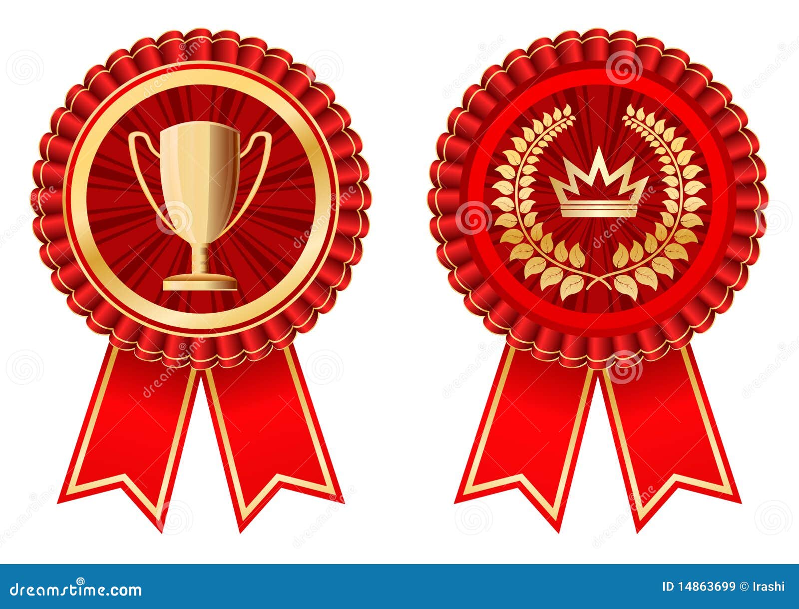 Awards stock vector. Illustration of award, rank, praise - 14863699