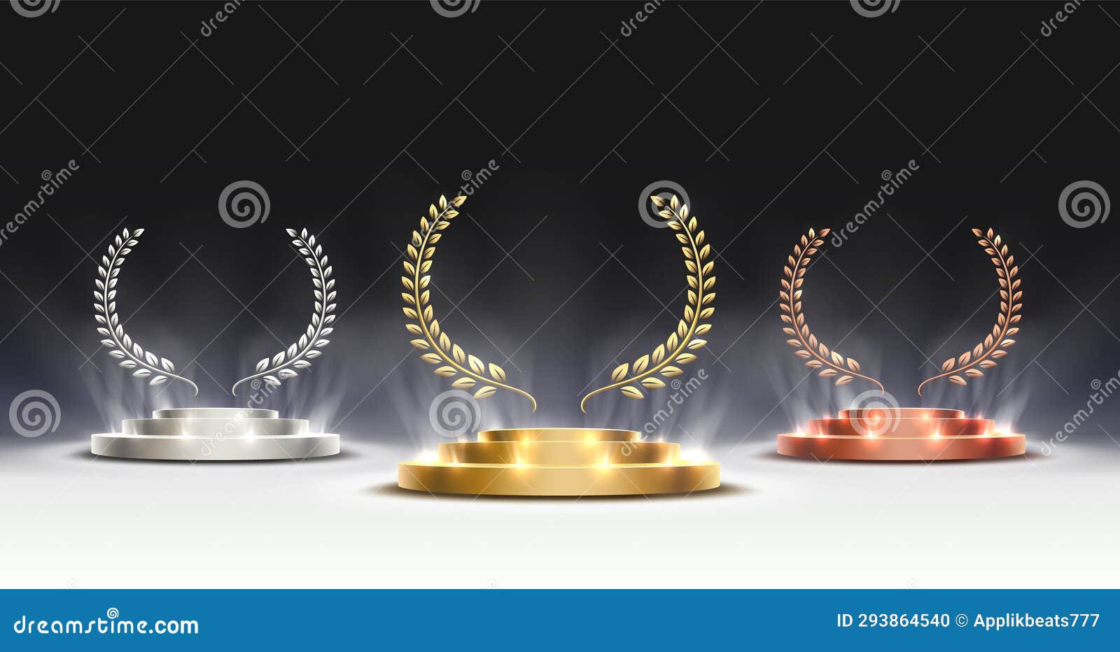 Awards Nomination Name Podium, Awards Golden Prize Event, First Place ...