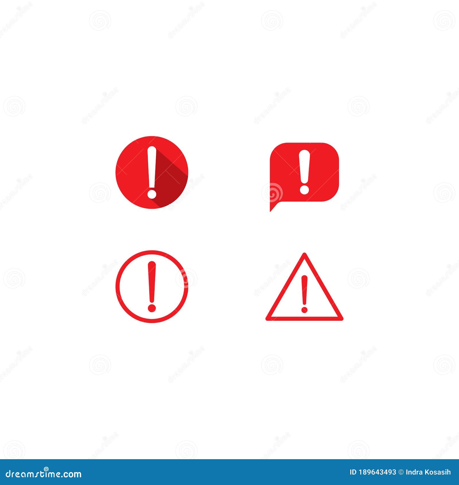 Aware or Attention Logo Vector Icon Stock Vector - Illustration of mark ...