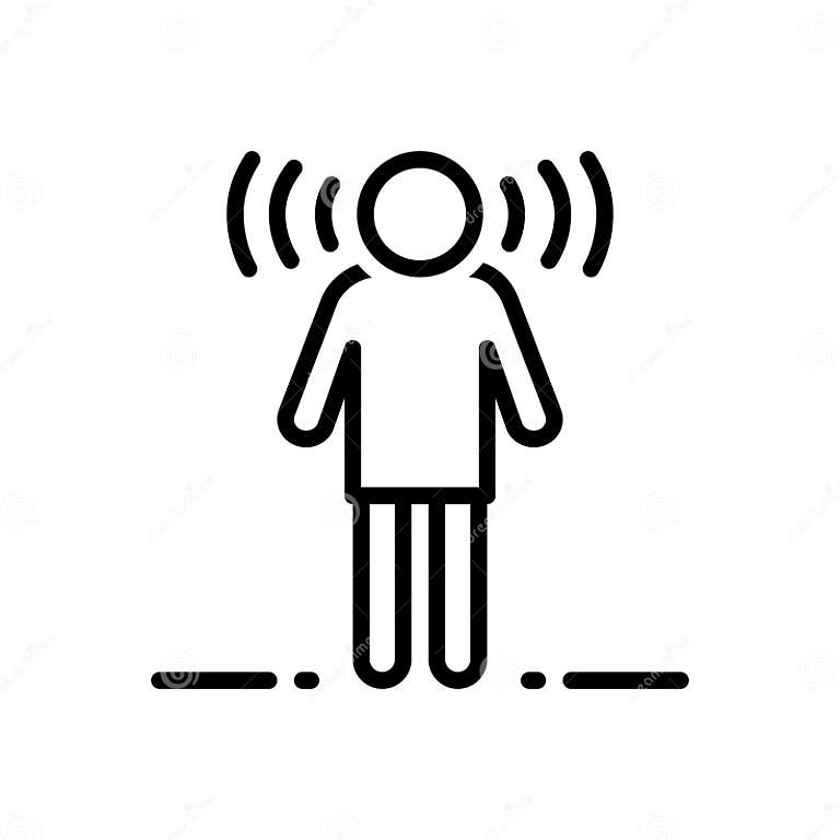 Black Line Icon for Aware, Concept and Cognizant Stock Vector ...