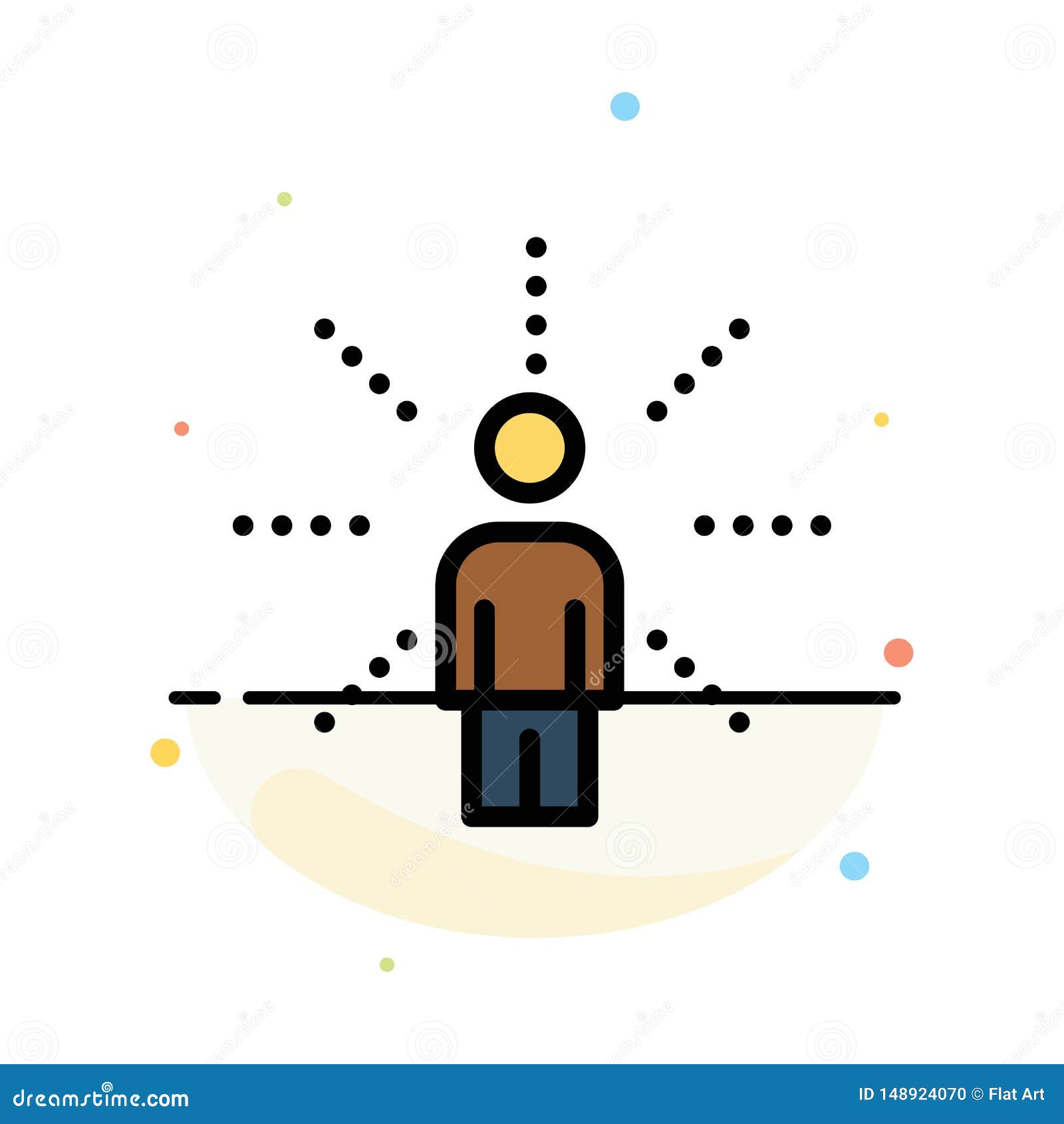 Awareness, Feel, Human, Perception, Sense Abstract Flat Color Icon ...