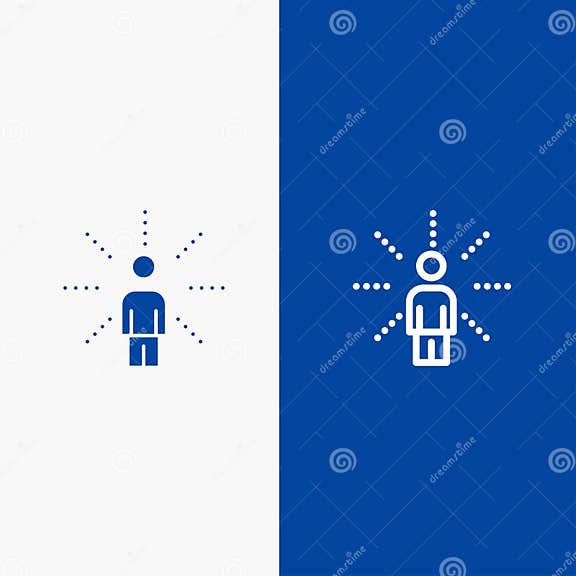 Awareness, Feel, Human, Perception, Sense Line and Glyph Solid Icon ...