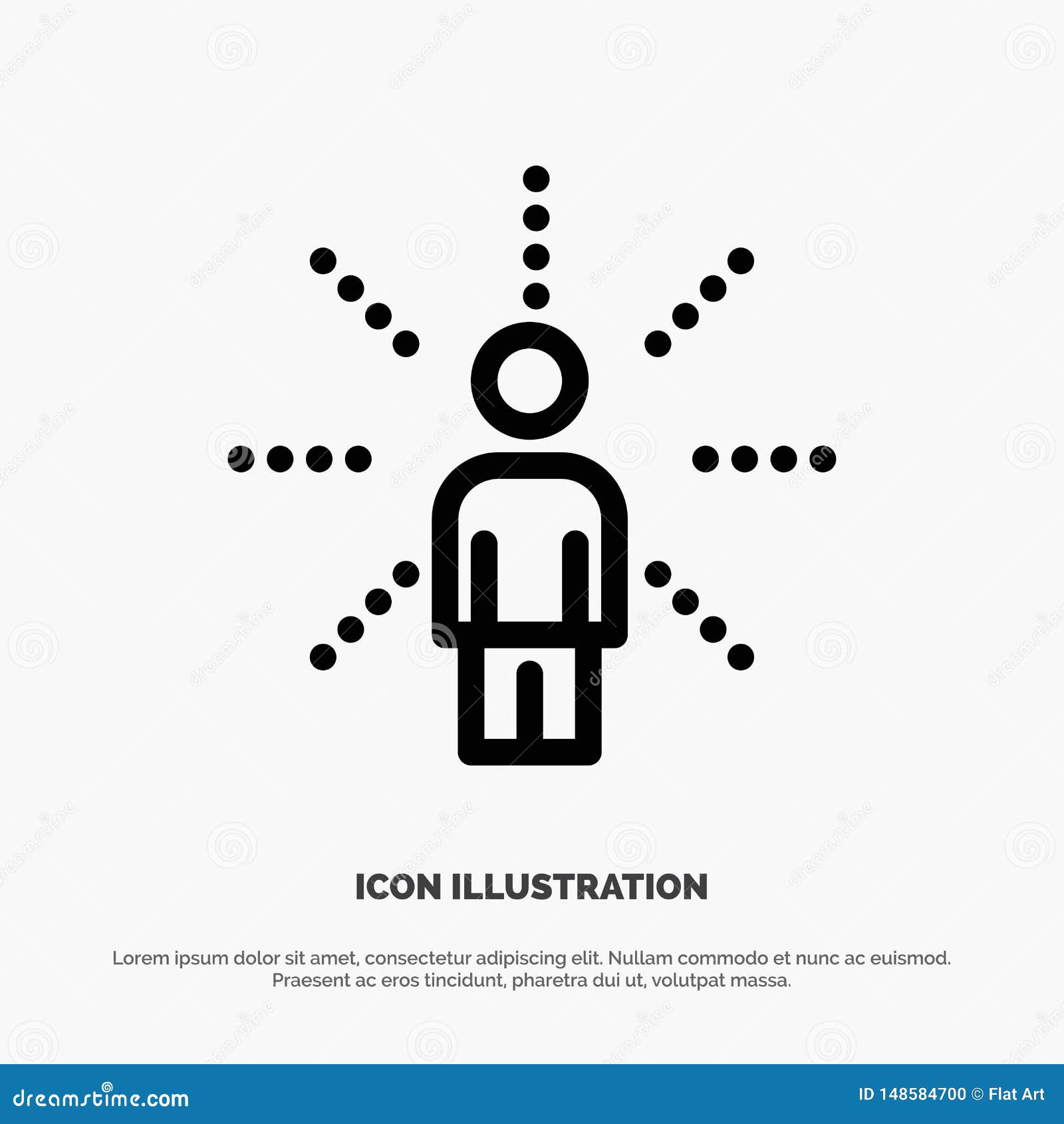 Awareness, Feel, Human, Perception, Sense Line Icon Vector Stock Vector ...