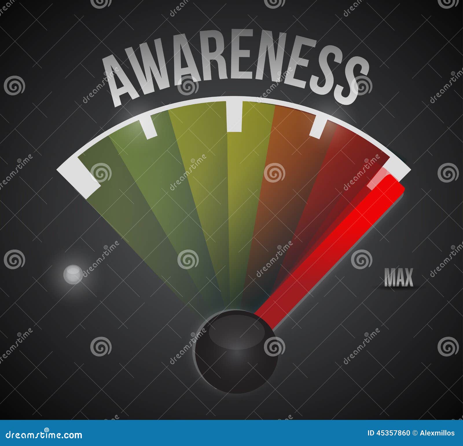 Awareness Meter Illustration Design Stock Illustrations – 432 Awareness ...
