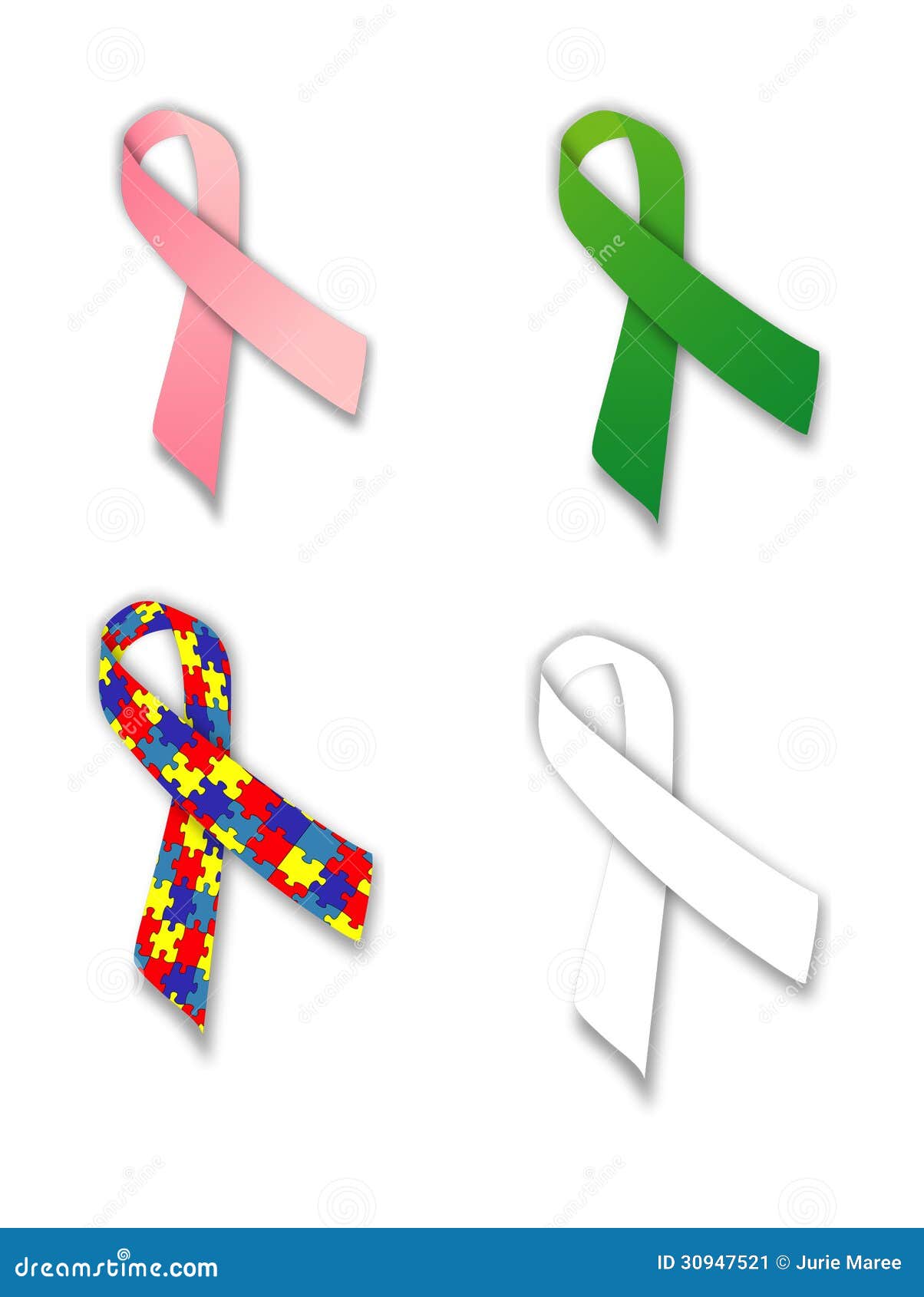 Awareness Ribbons. Stock Image | CartoonDealer.com #30947521