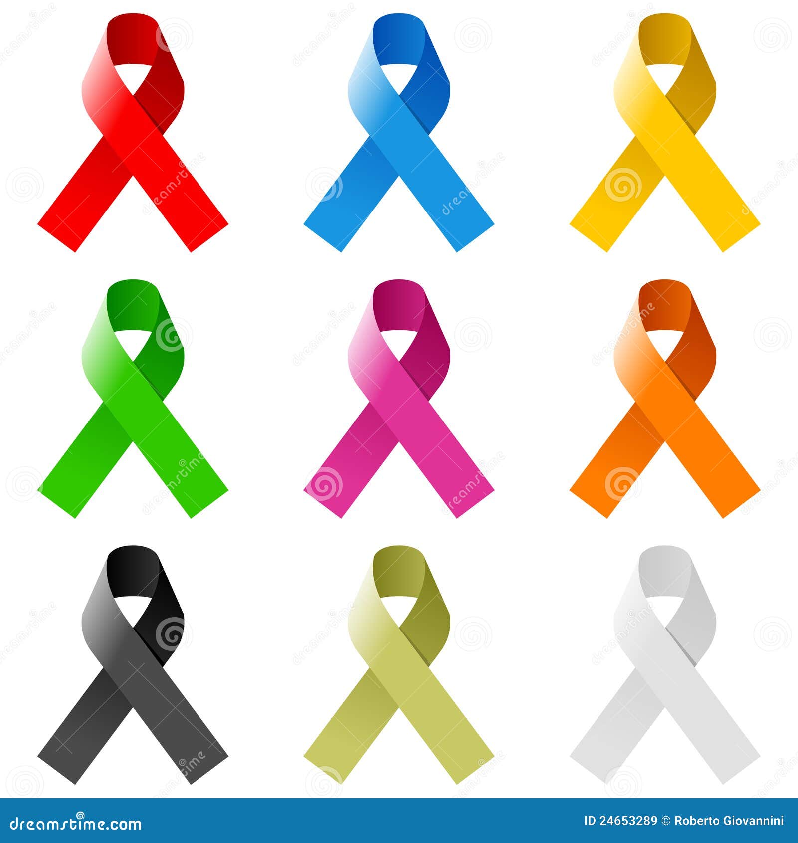 Awareness Ribbons. Stock Image | CartoonDealer.com #30947521