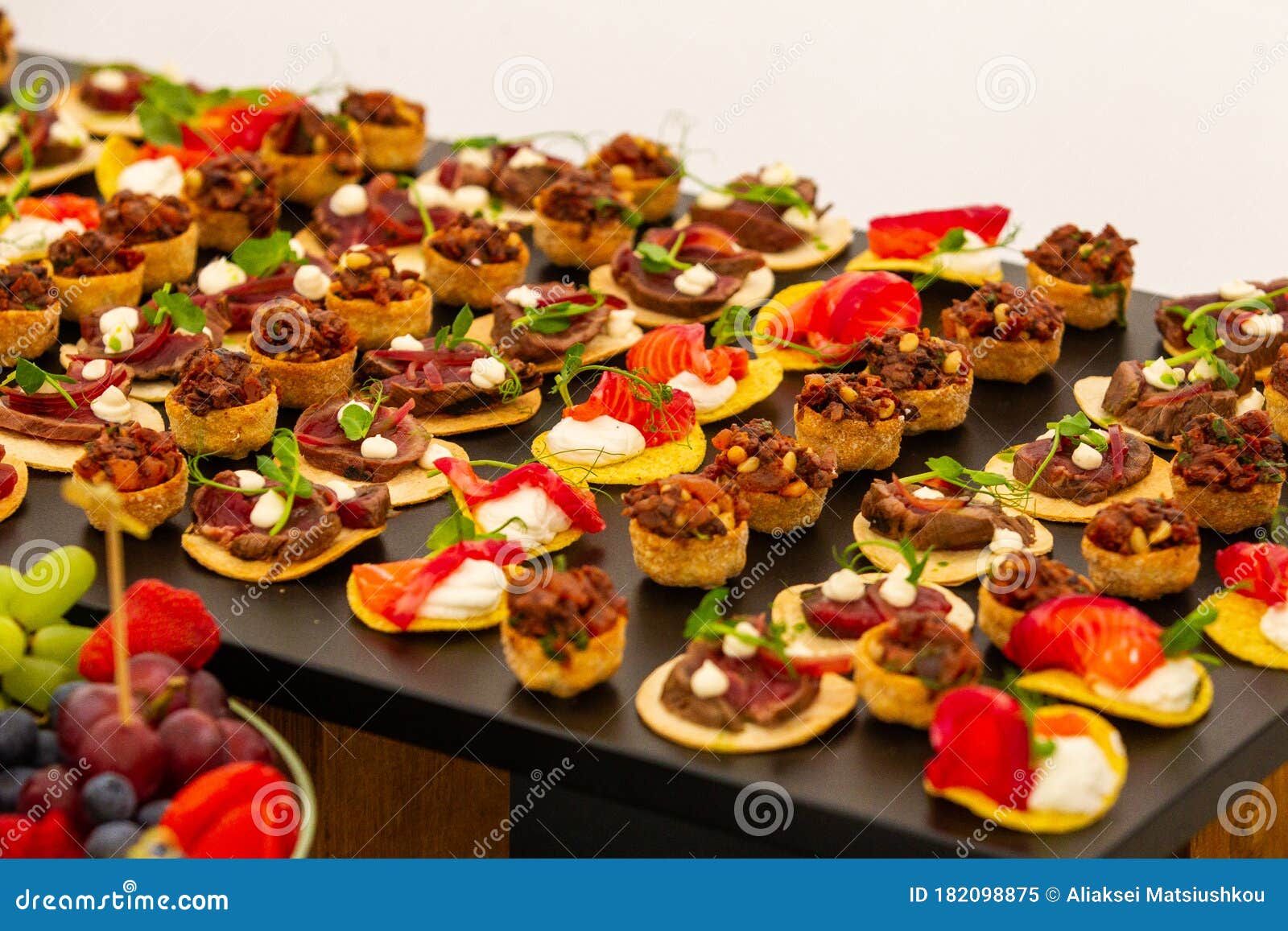 The Away a Catering Presentation Stock Image - Image of hotel, catering ...
