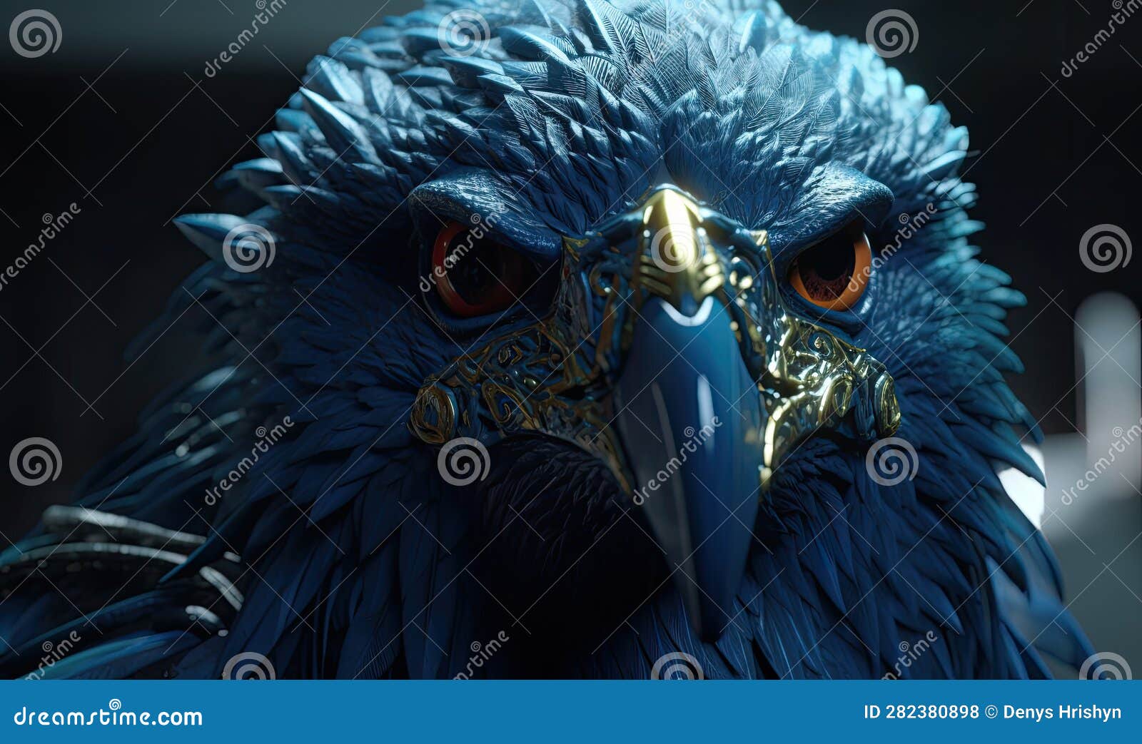 An Awe-inspiring Anthropomorphic Eagle Dons Powerful Military Armor ...