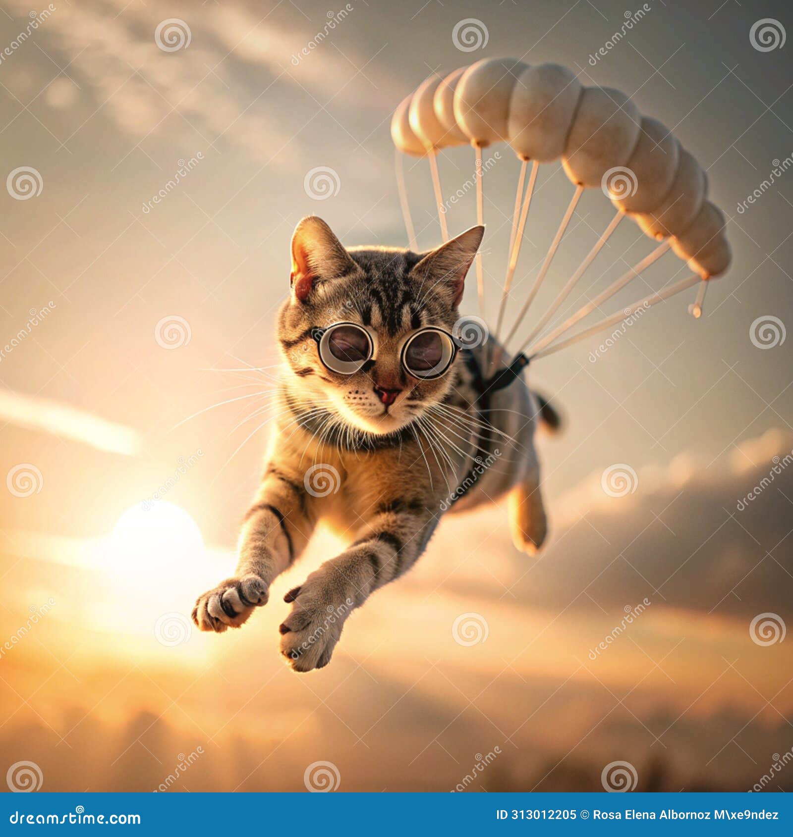 Soaring with Feline Grace: Experience the Thrill of Skydiving with the ...