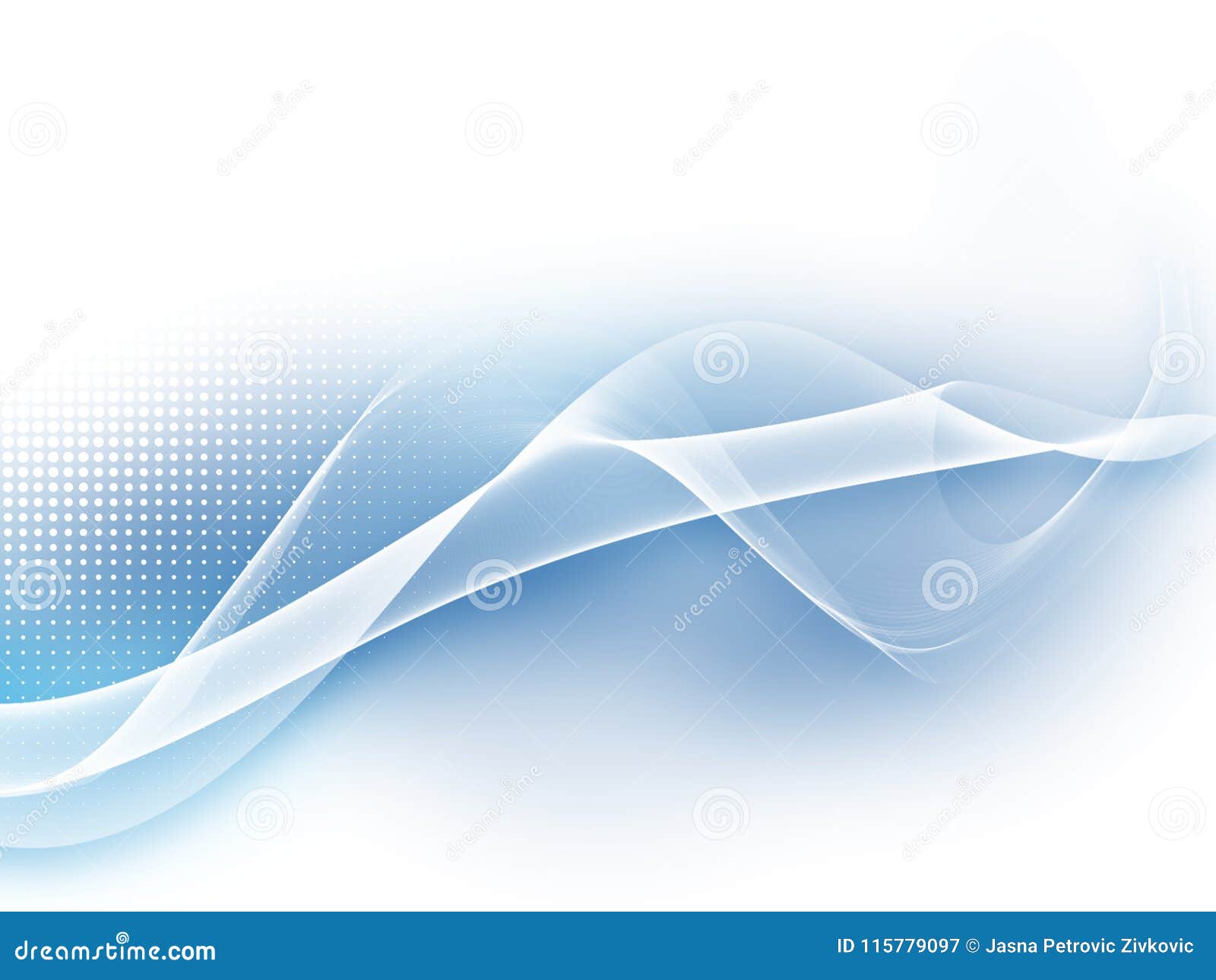 Awesome Abstract Soft Blue Wave Backgrounds Stock Illustration ...