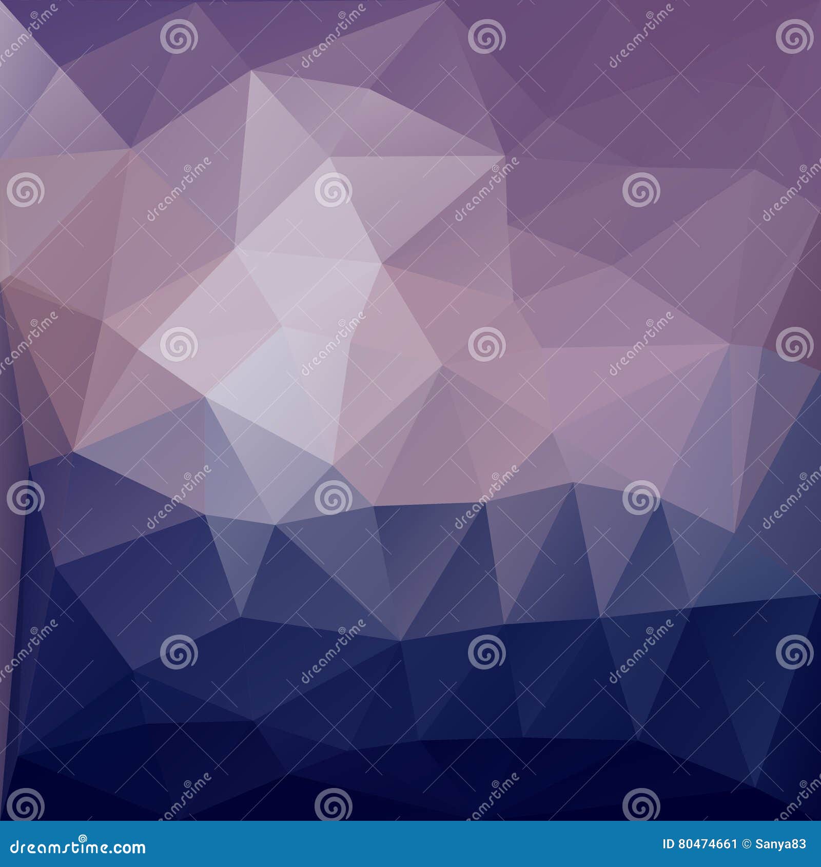 Awesome Abstract Triangle Illustration. Stock Vector - Illustration of ...