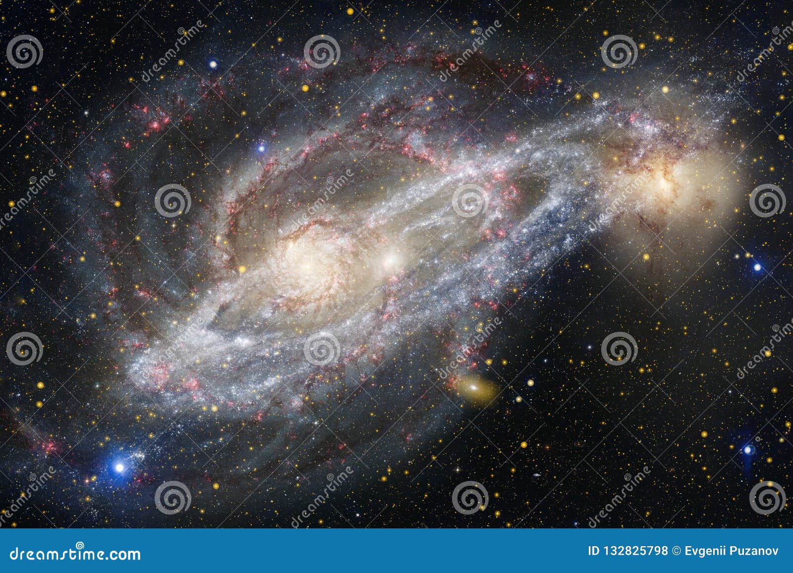 Awesome Beautiful Nebula Somewhere in Outer Space Stock Photo - Image ...