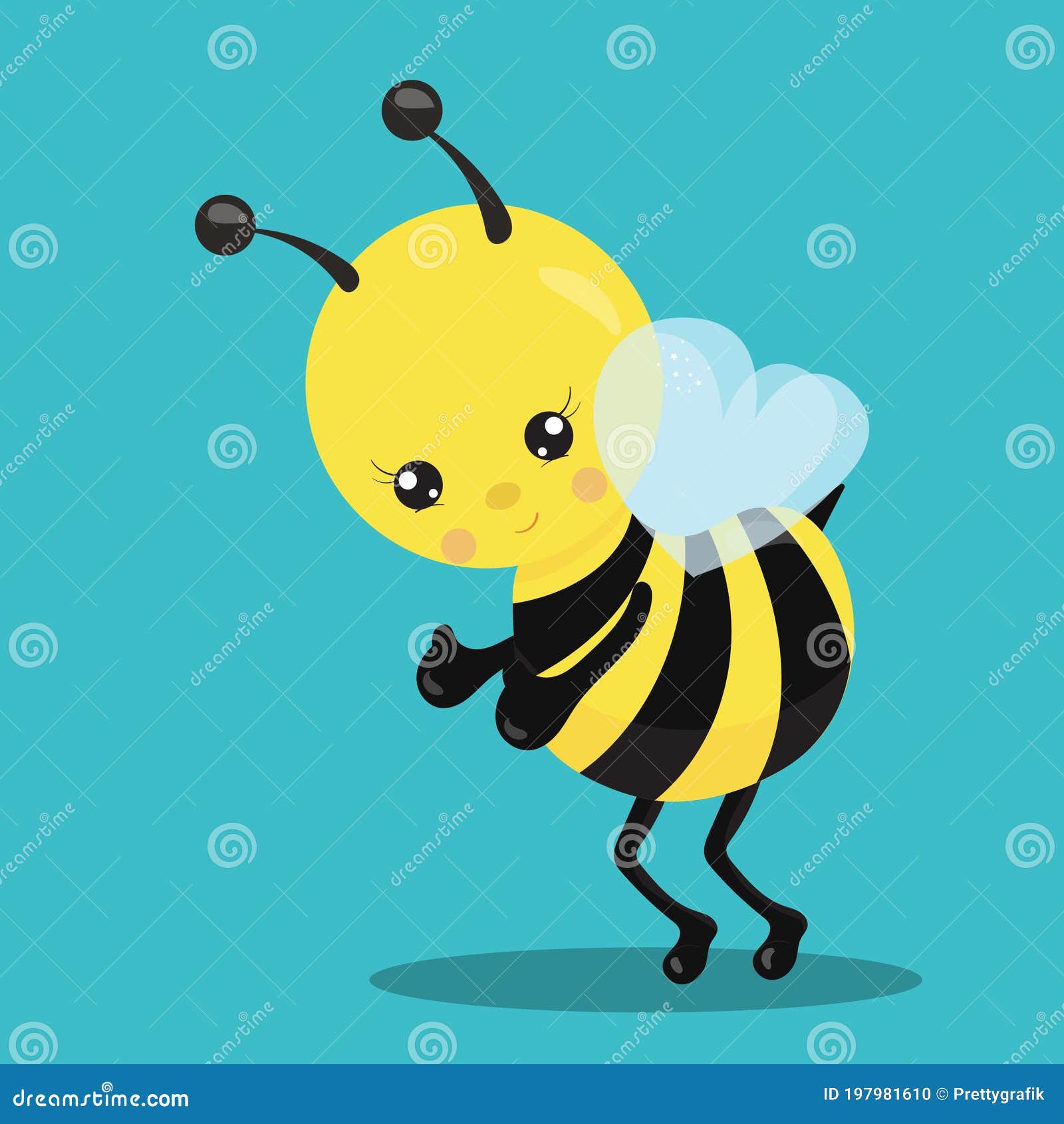 AWESOME BEE FLY 05 stock vector. Illustration of awesome - 197981610