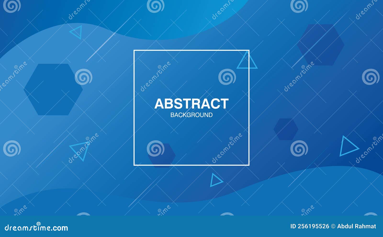 Awesome Blue Dynamic Geometric Abstract Background Stock Vector ...
