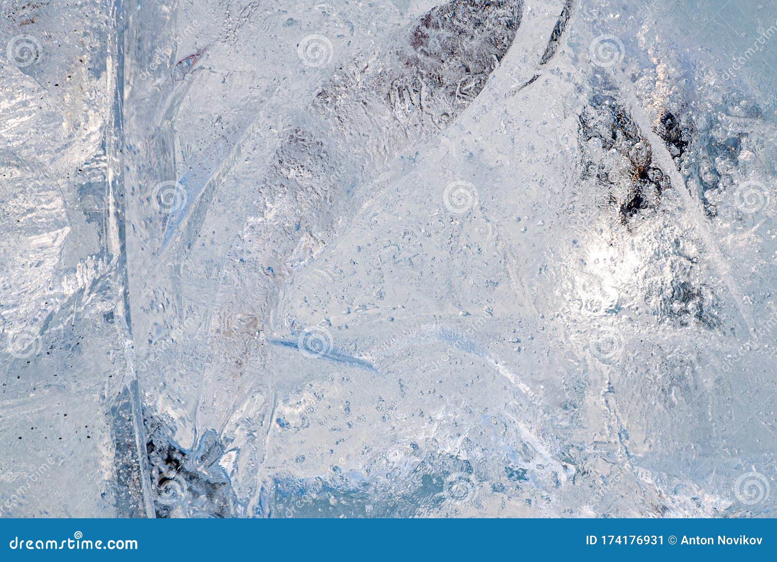 Awesome Blue Ice Background Stock Image - Image of glacial, design ...