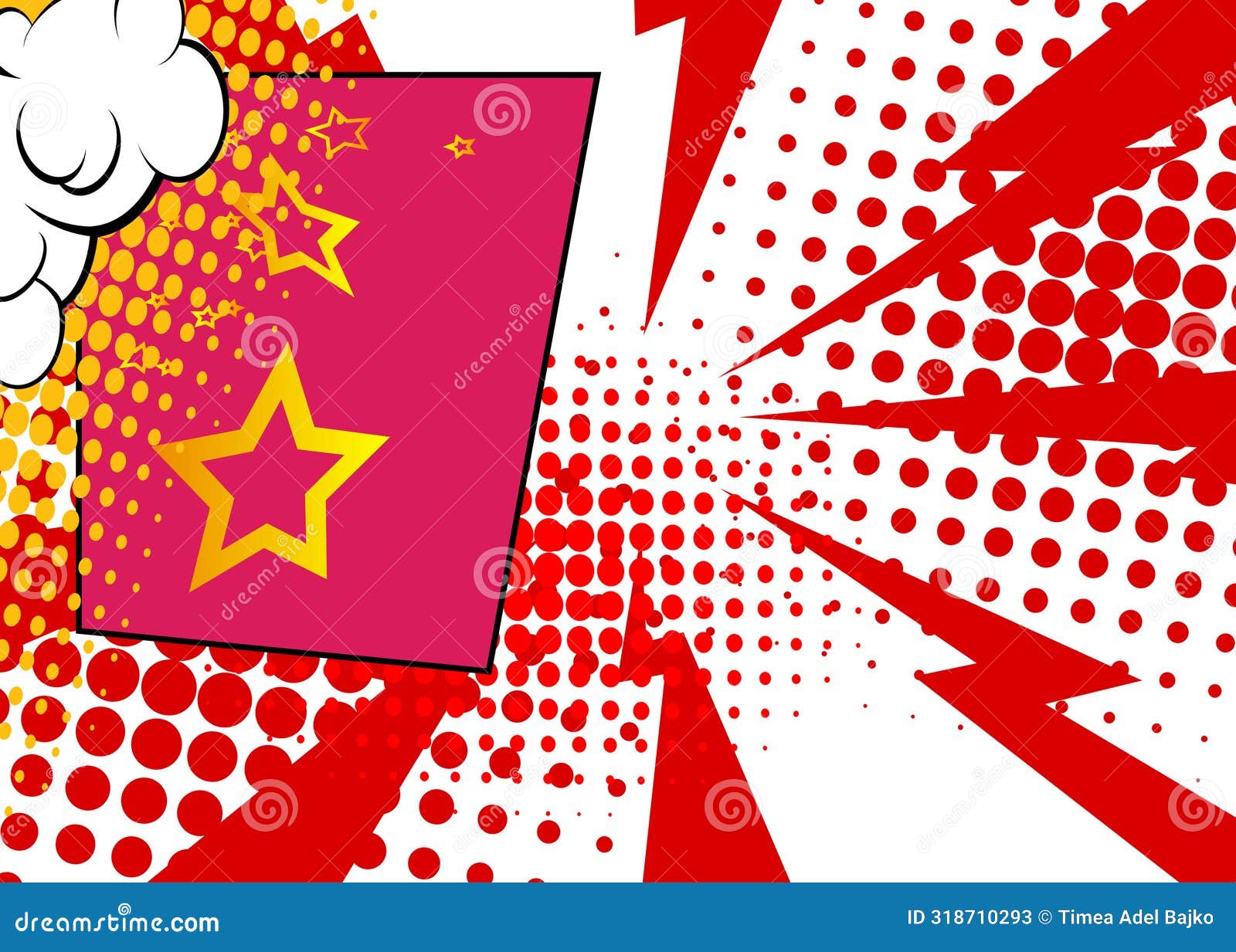 Awesome Cartoon Background, Comic Book Abstract Page Layout Backdrop ...