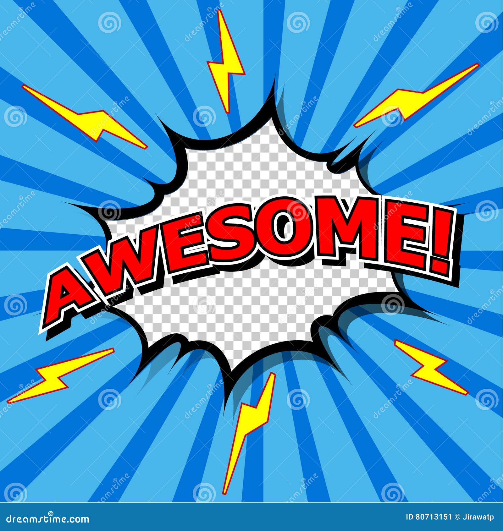Awesome! stock vector. Illustration of style, text, file - 80713151