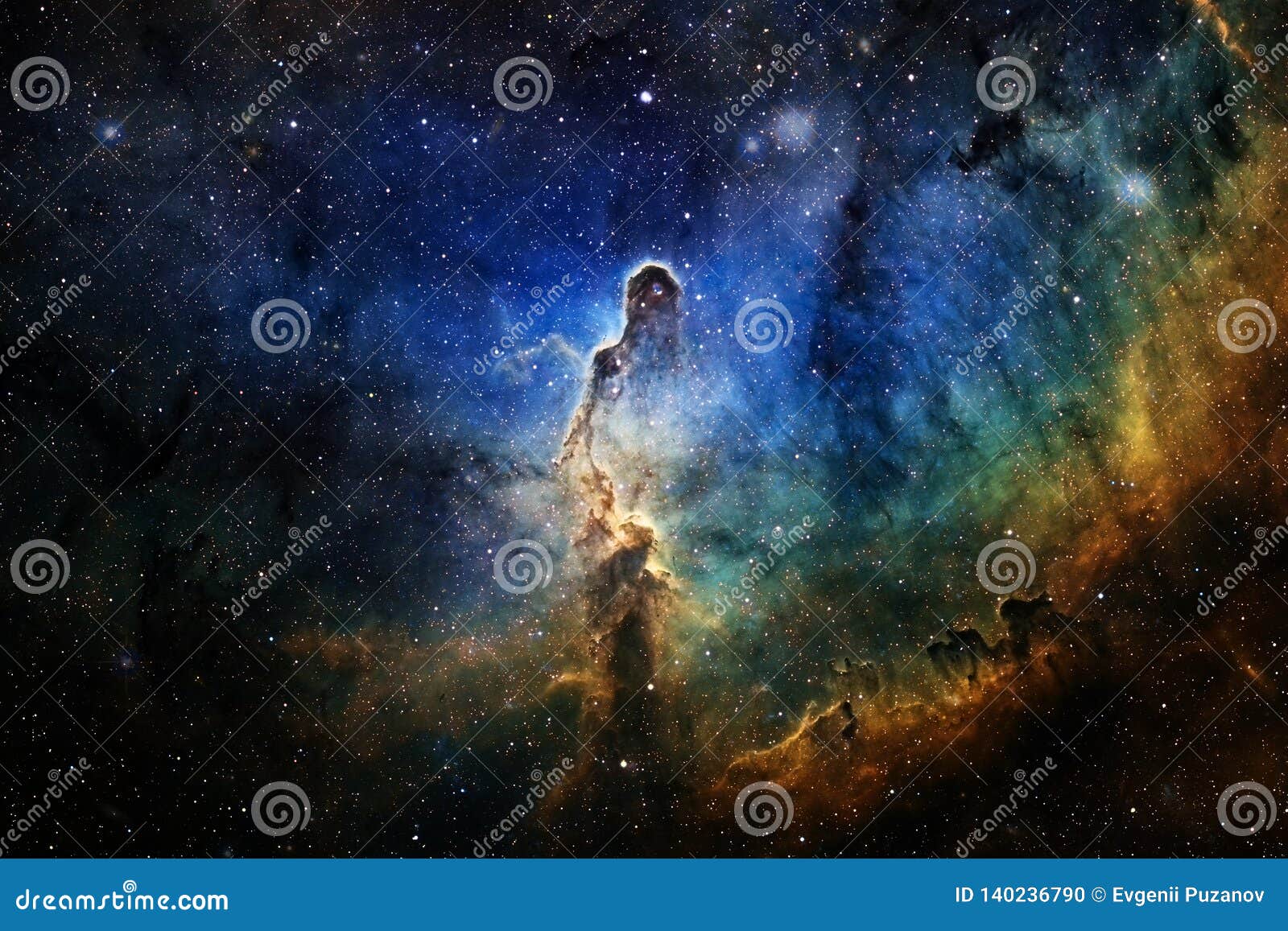 Awesome of Deep Space. Billions of Galaxies in the Universe Stock Photo ...