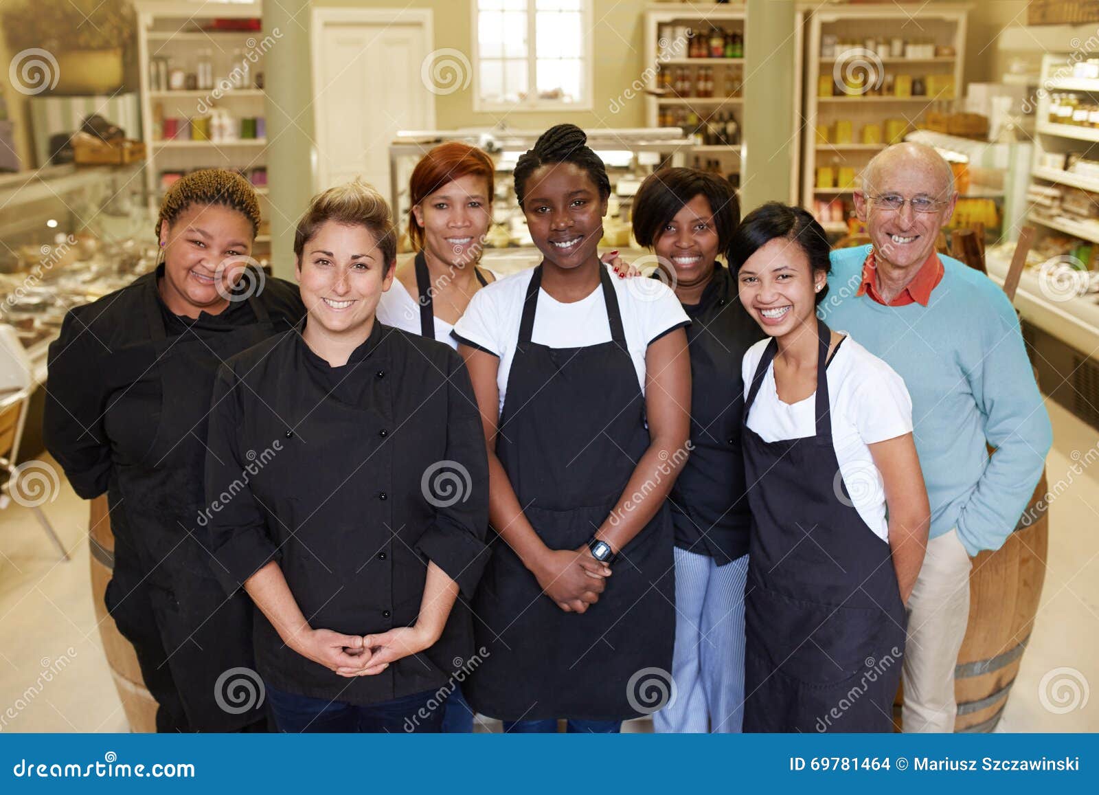 The awesome deli team stock photo. Image of copyspace - 69781464