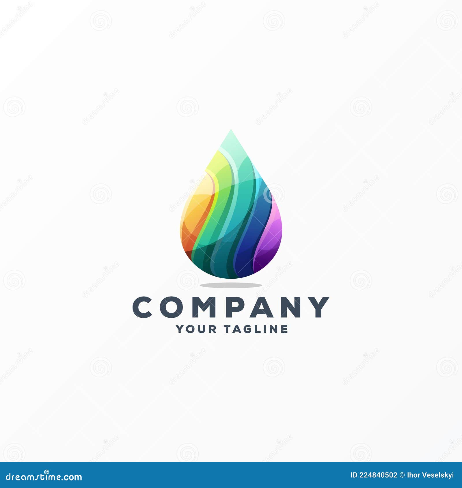 Awesome Drop Water Logo Design Vector Stock Vector - Illustration of ...
