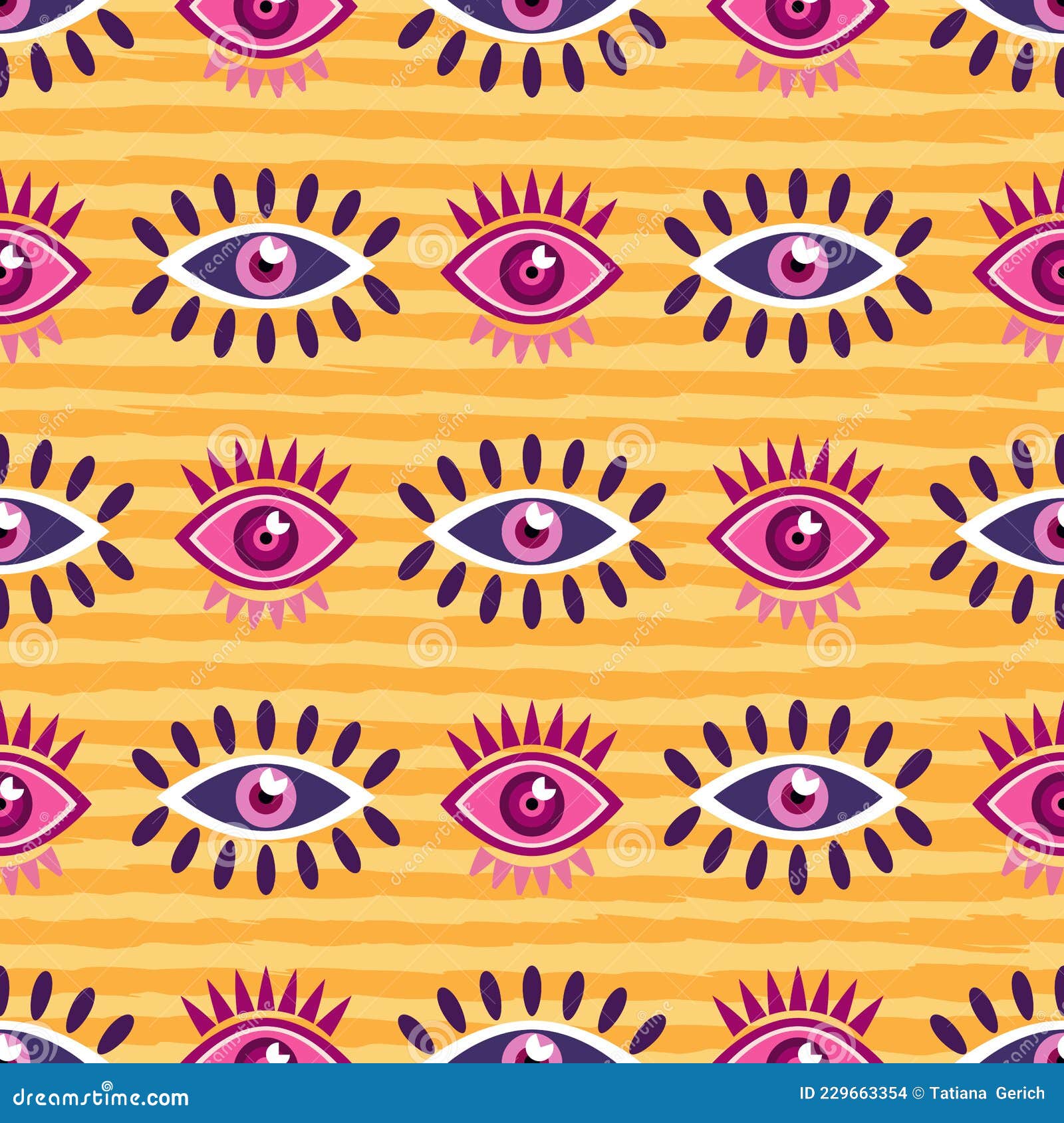 Eye pattern 7 stock vector. Illustration of eyebrow - 229663354