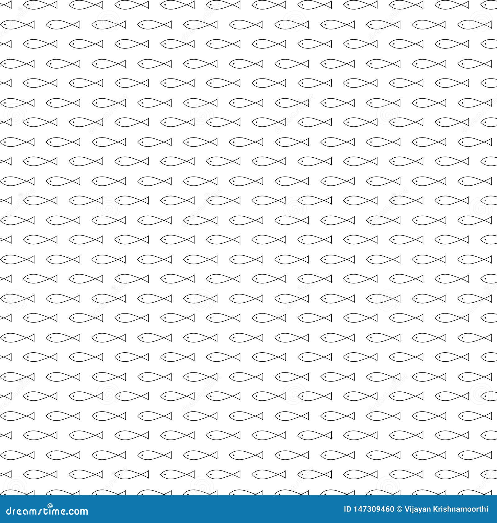 Awesome Fish Seamless Pattern Vector Stock Vector - Illustration of ...