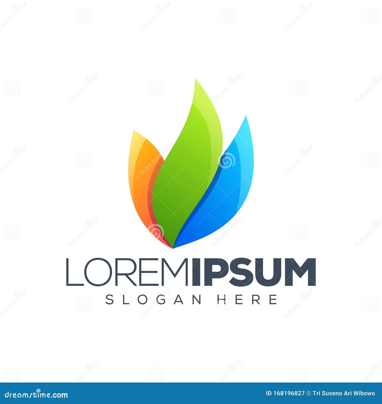 Flow Logo Design Vector Illustration Stock Illustration - Illustration ...