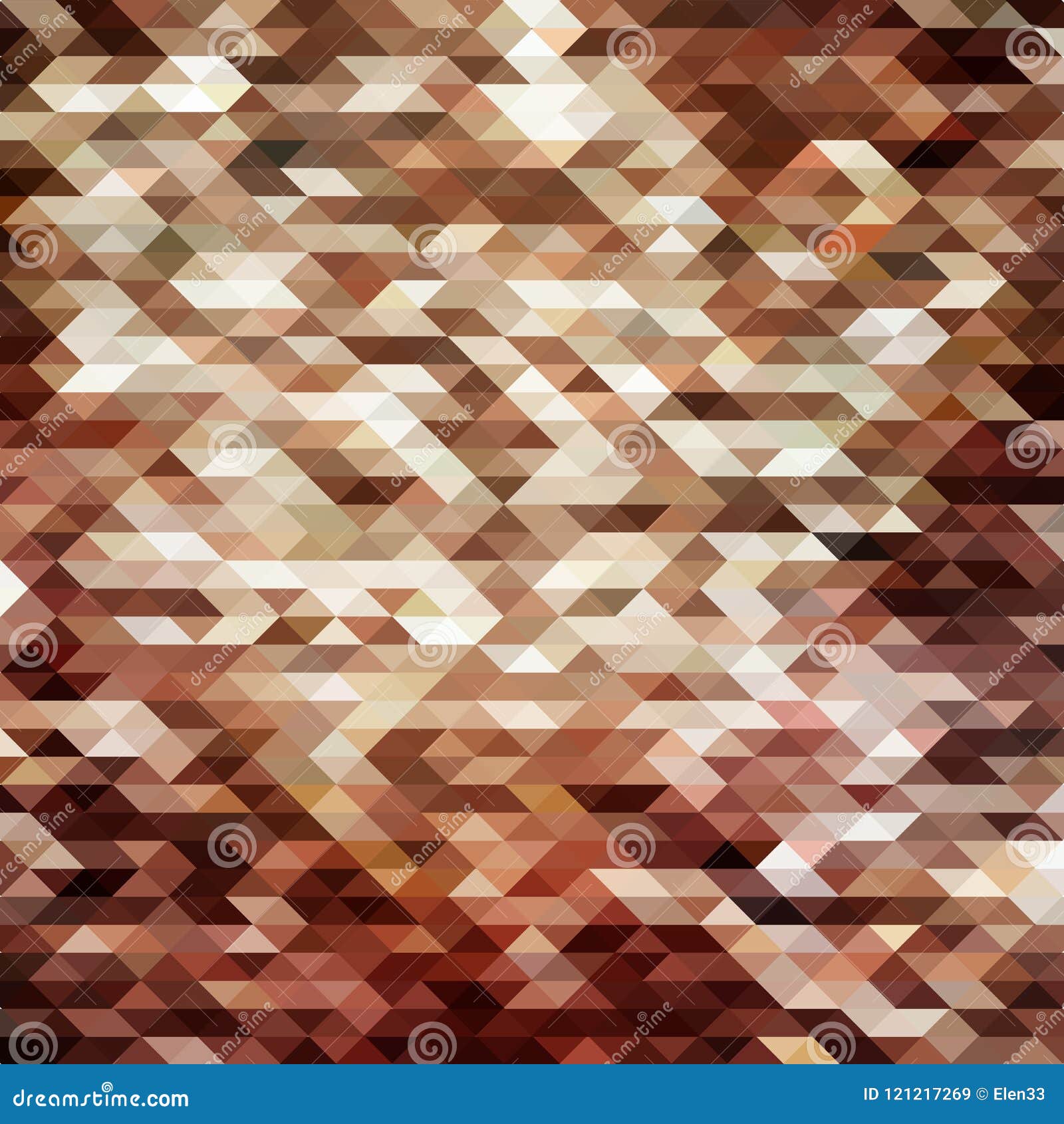Triangular Abstract Poligonal Mosaic Background in Brown Colors Stock Vector - Illustration of ...