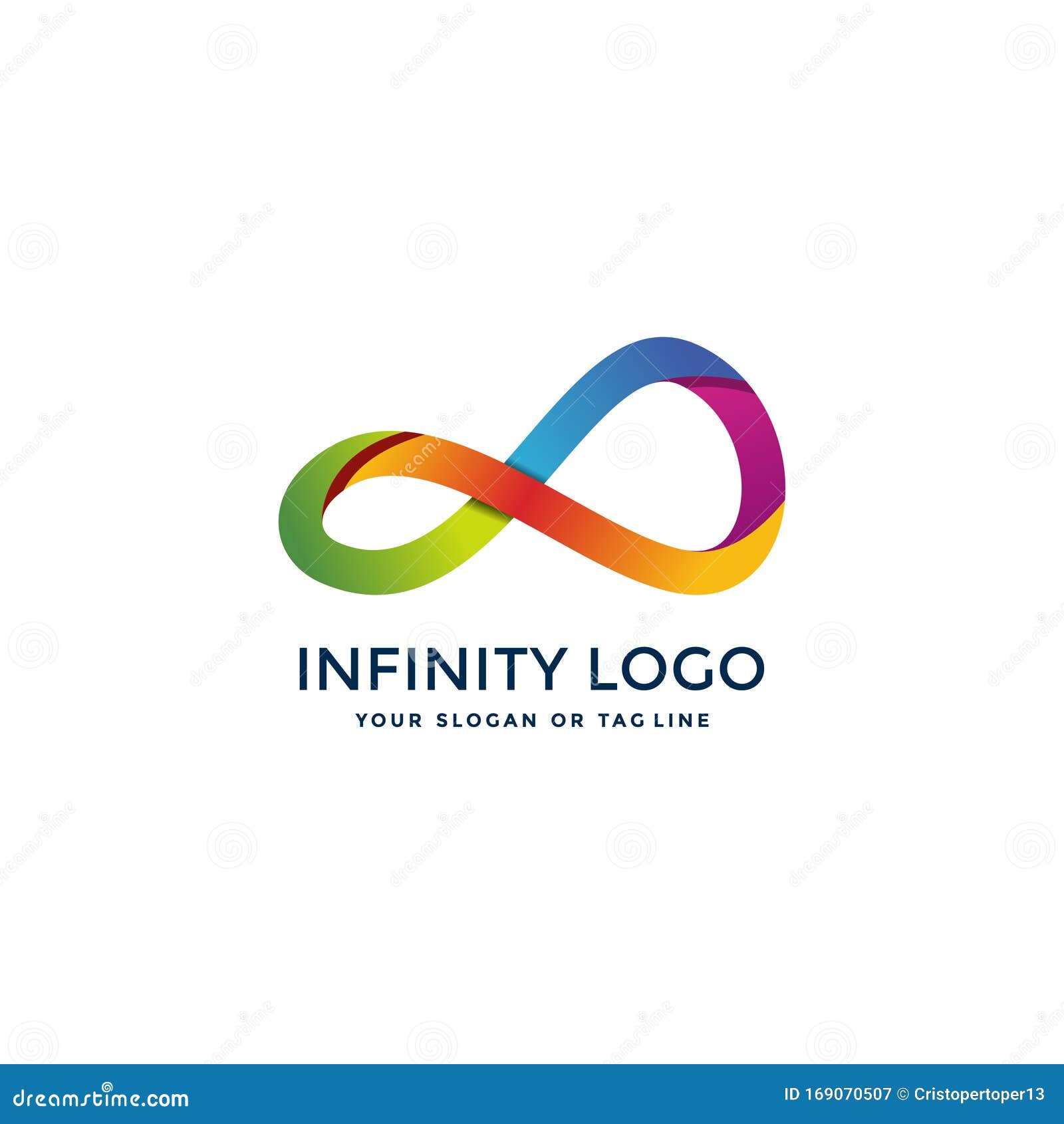 Awesome Infinity Logo Design Vector Stock Vector - Illustration of ...