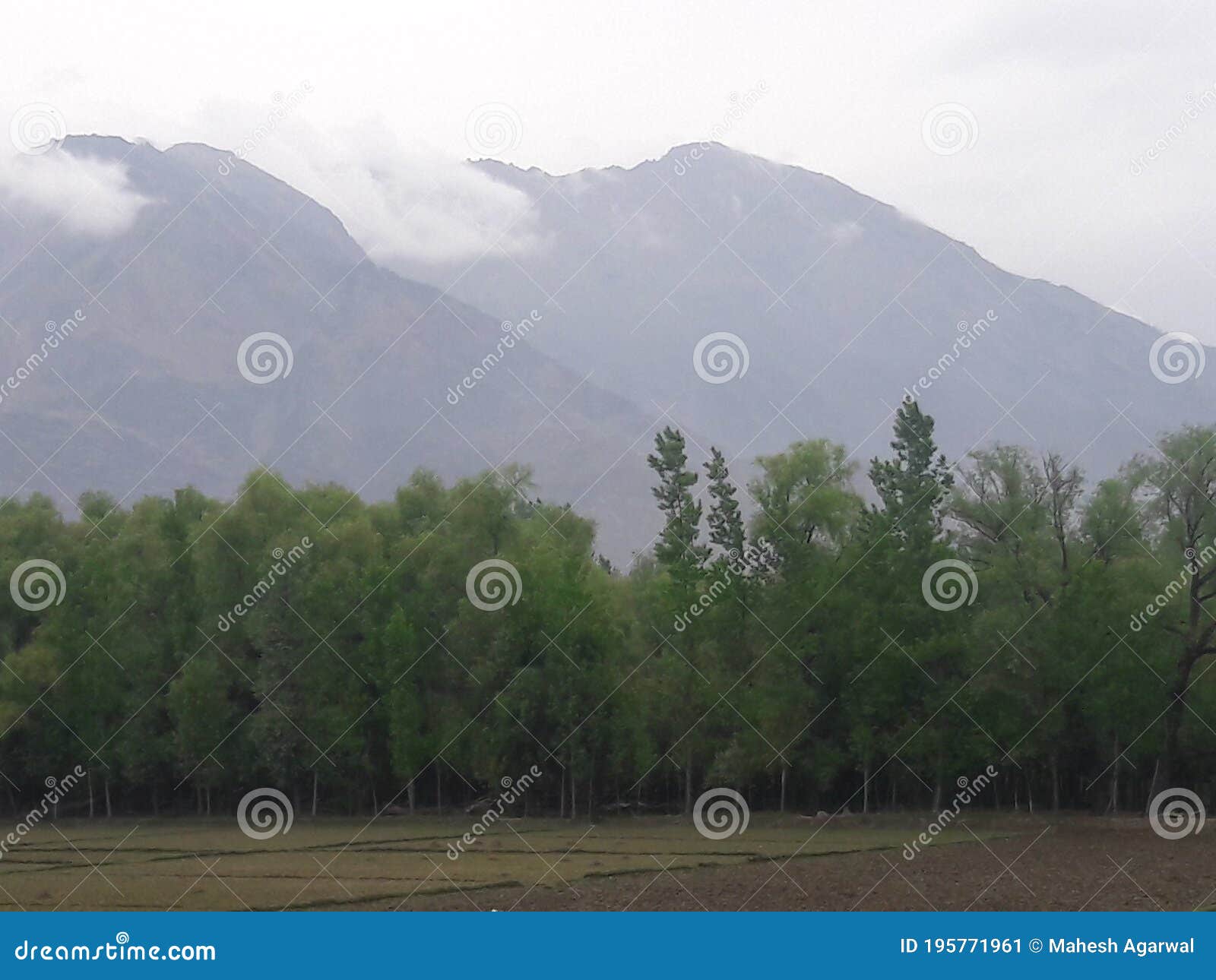 LOVELY VIEW of KASHMIR MOUNTAIN and GREENERY Stock Image - Image of ...