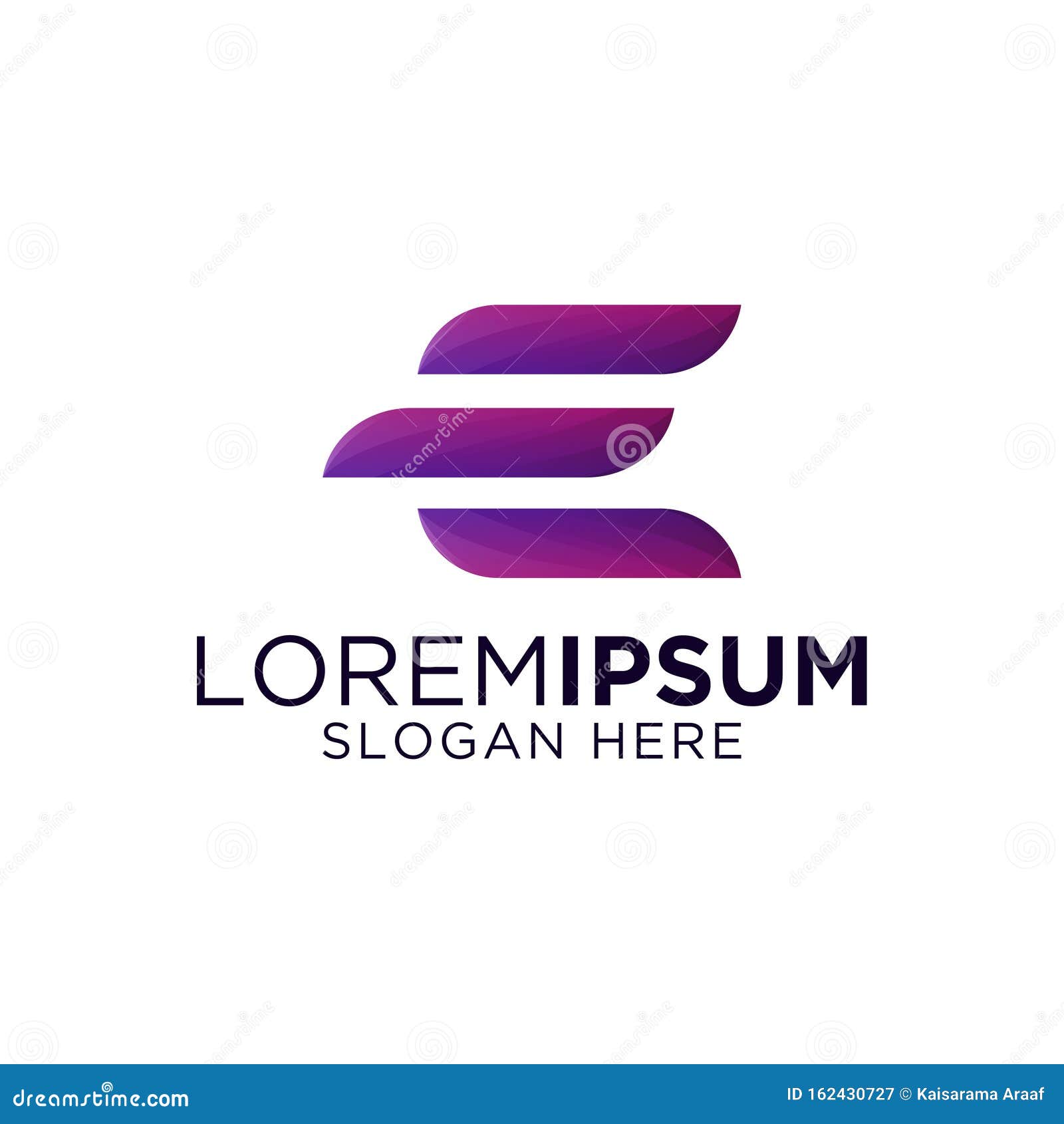 Awesome Letter E Eagle Logo Ready To Use Premium Vector Illustration 3d Colorful Gradient Color ...