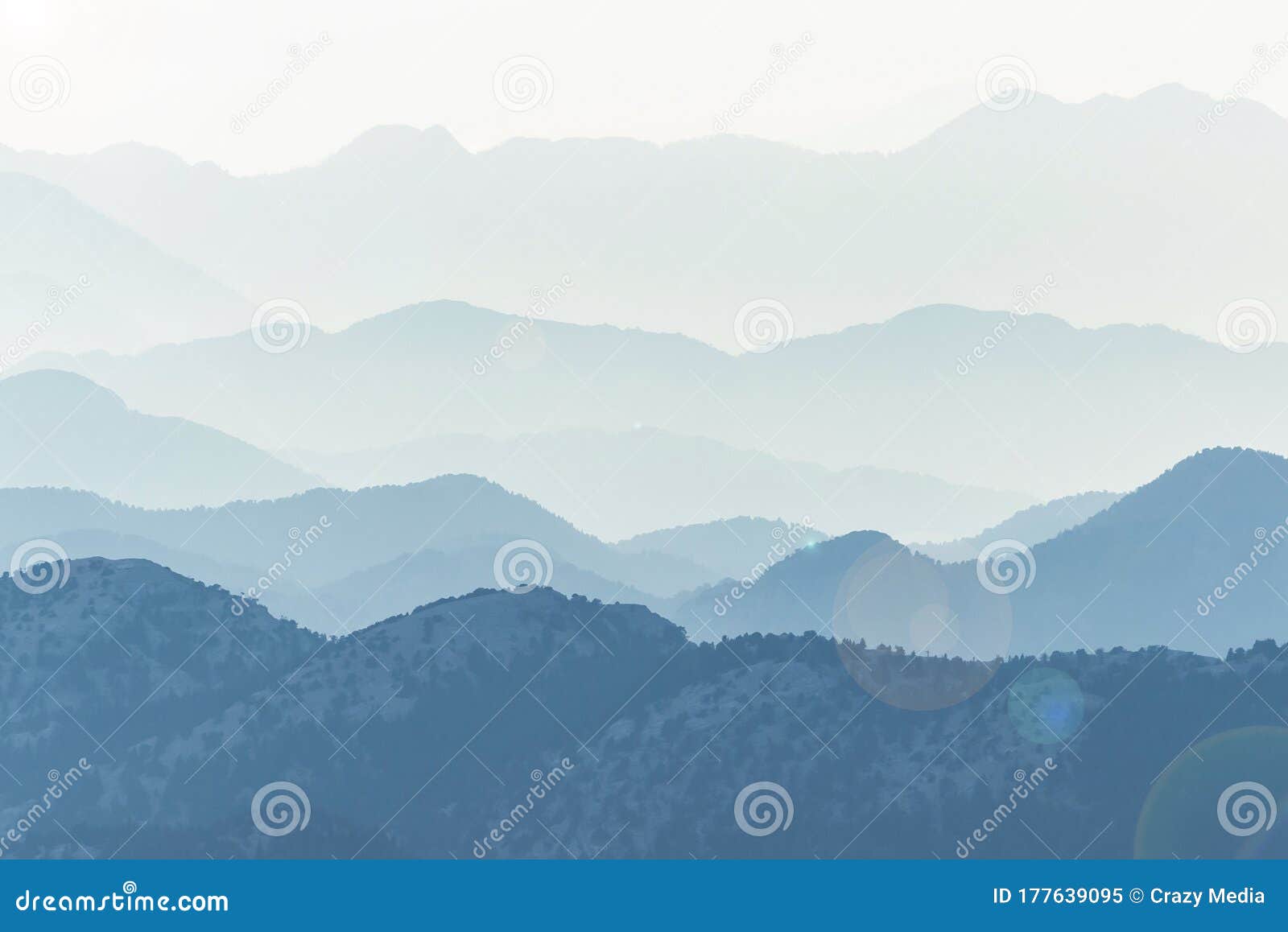Awesome Mountain Ranges, Layers and Successive Mountains in Antalya ...