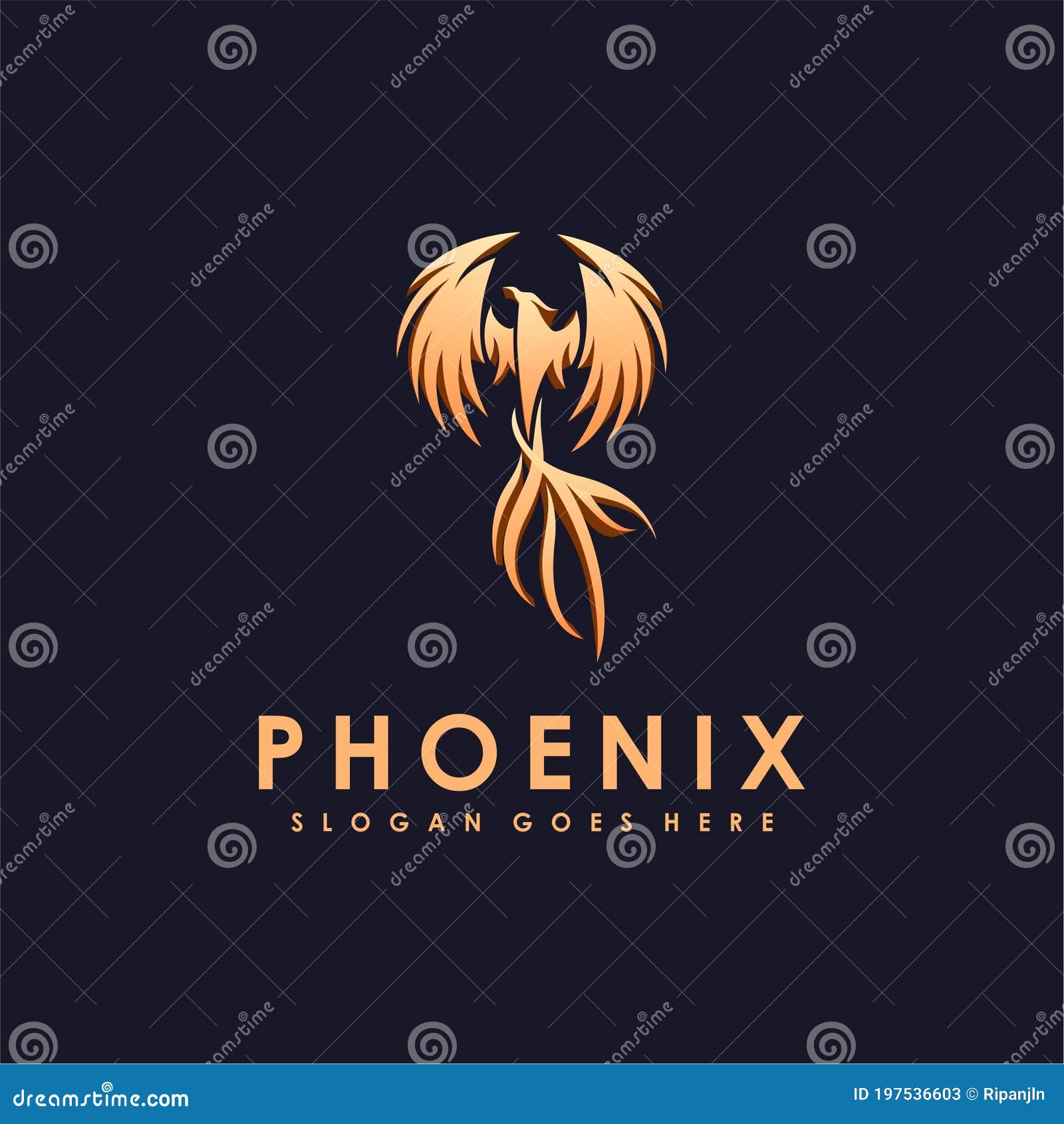 Creative of Phoenix Logo Template Stock Vector - Illustration of icon ...