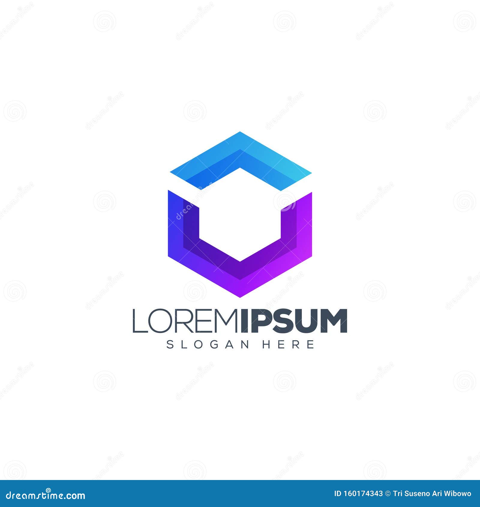 Polygon Logo Design Vector Illustration Stock Illustration ...