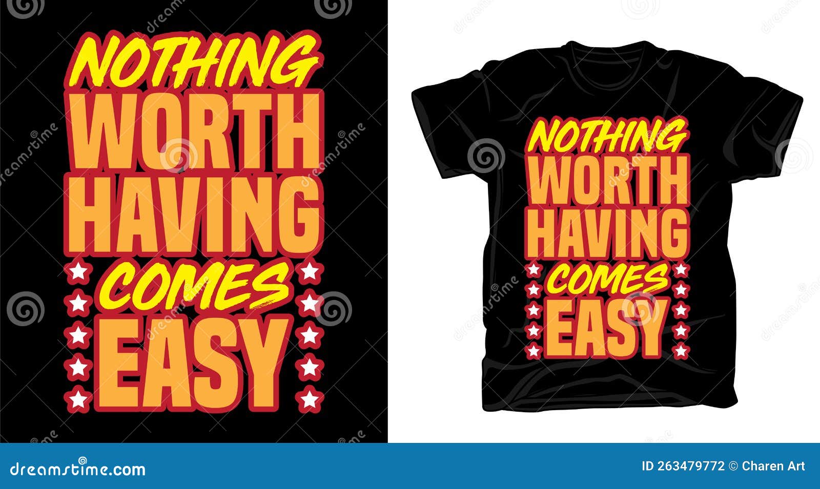 Awesome Power Typography T-shirt Design Stock Vector - Illustration of ...