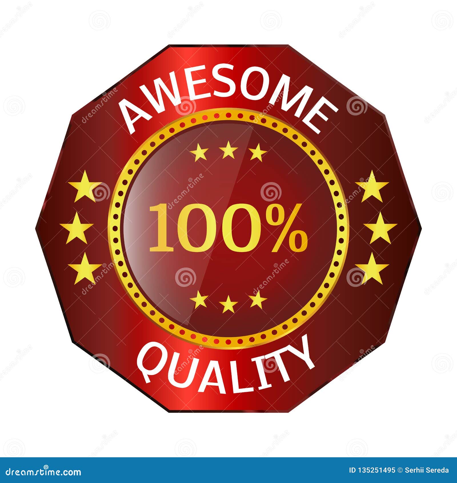 Awesome quality badge stock illustration. Illustration of homepage ...