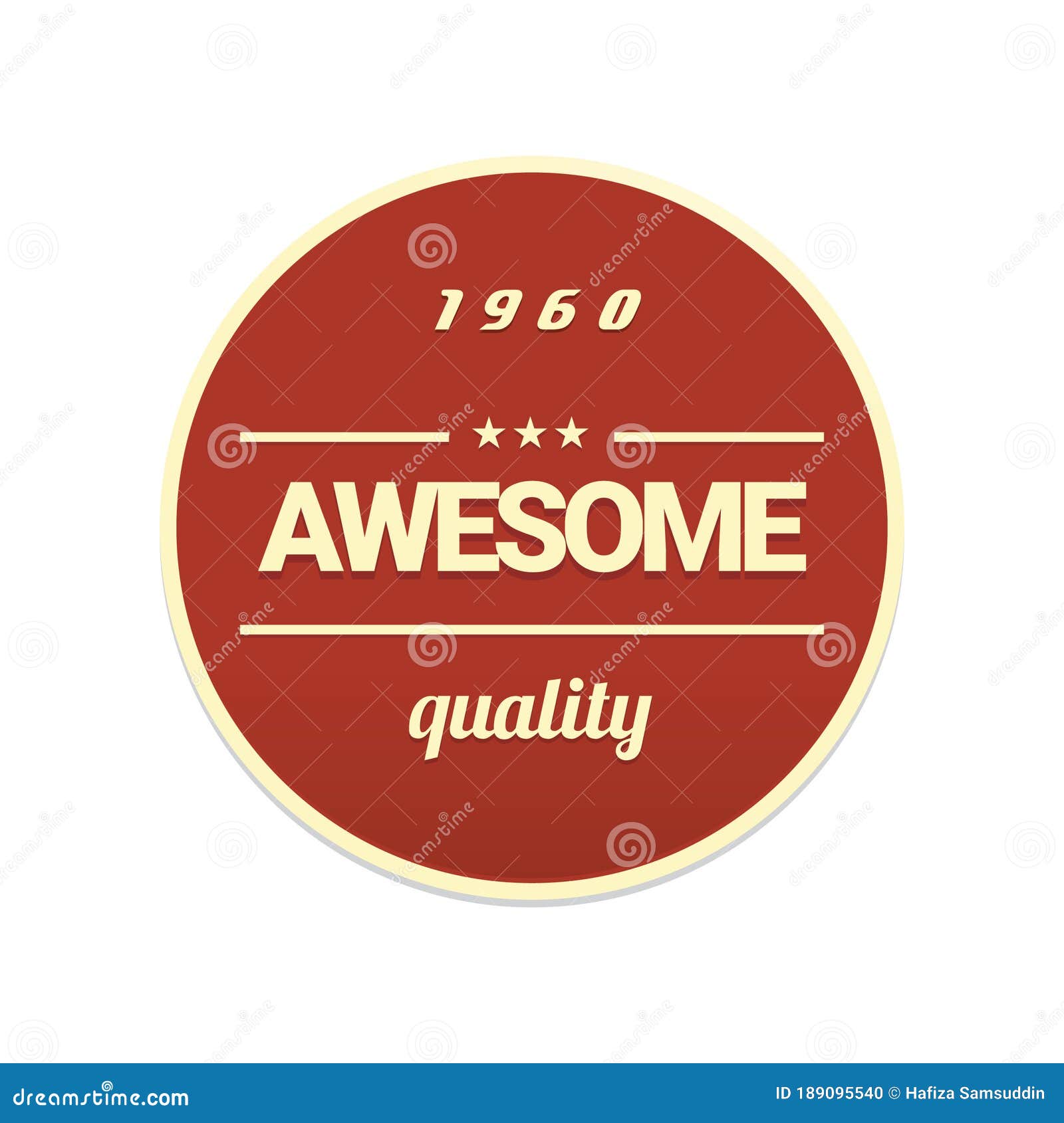 Awesome Quality Label. Vector Illustration Decorative Design Stock ...
