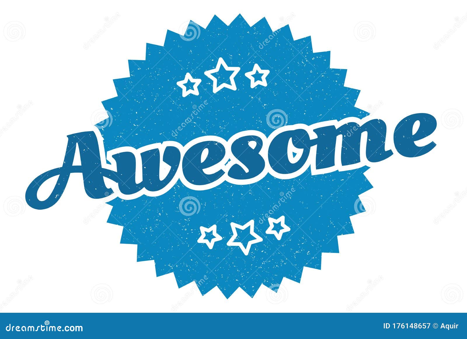 Awesome Sign. Awesome Vintage Retro Label Stock Vector - Illustration ...