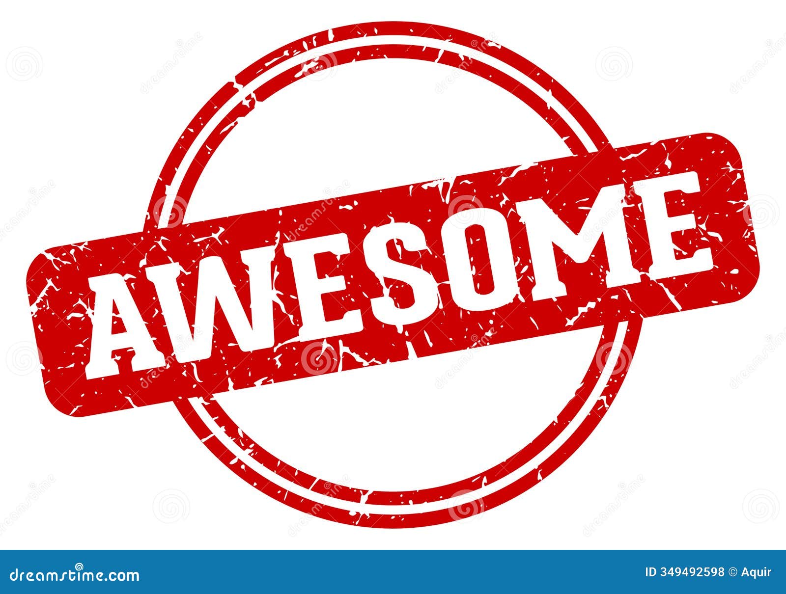 Awesome stamp stock vector. Illustration of label, graphic - 349492598