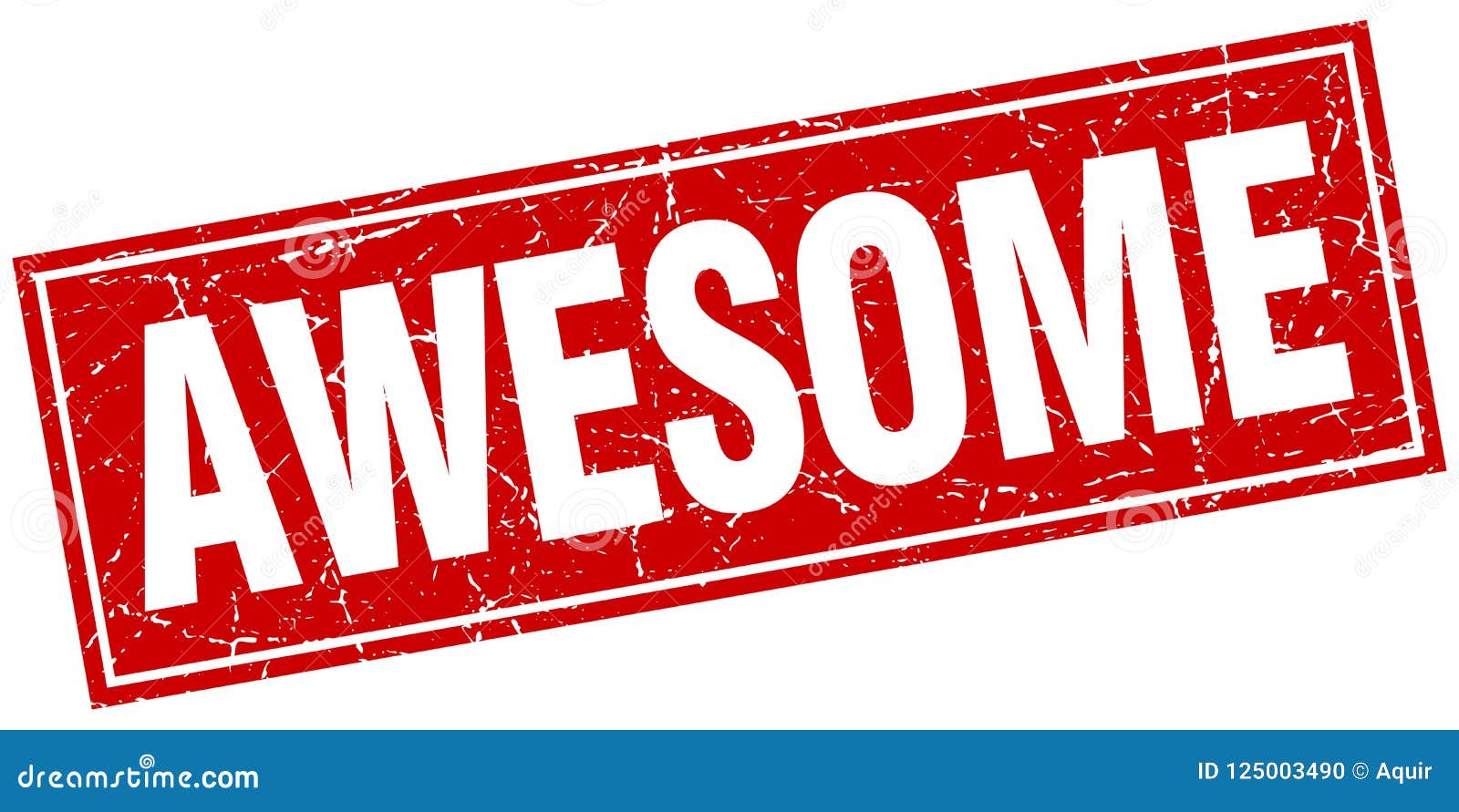 Awesome stamp stock vector. Illustration of template - 125003490