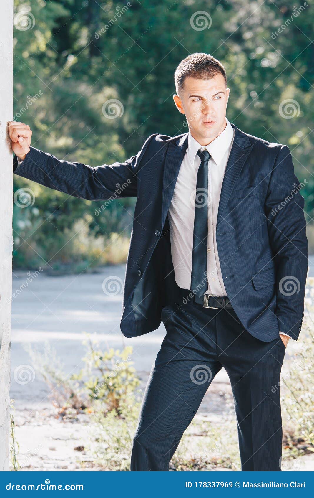 Awesome Stylish Men in Elegant Suite Posing. Elegance and Luxury Man ...