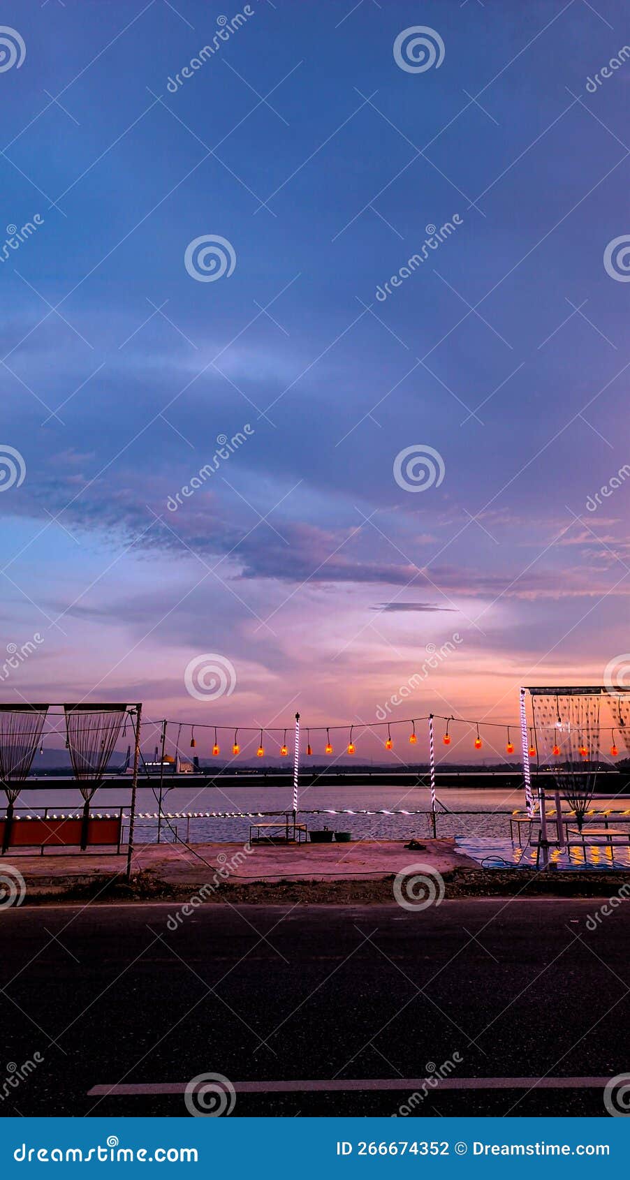 Awesome Sunset at Teluk Kendari, Indonesia Stock Photo - Image of ...