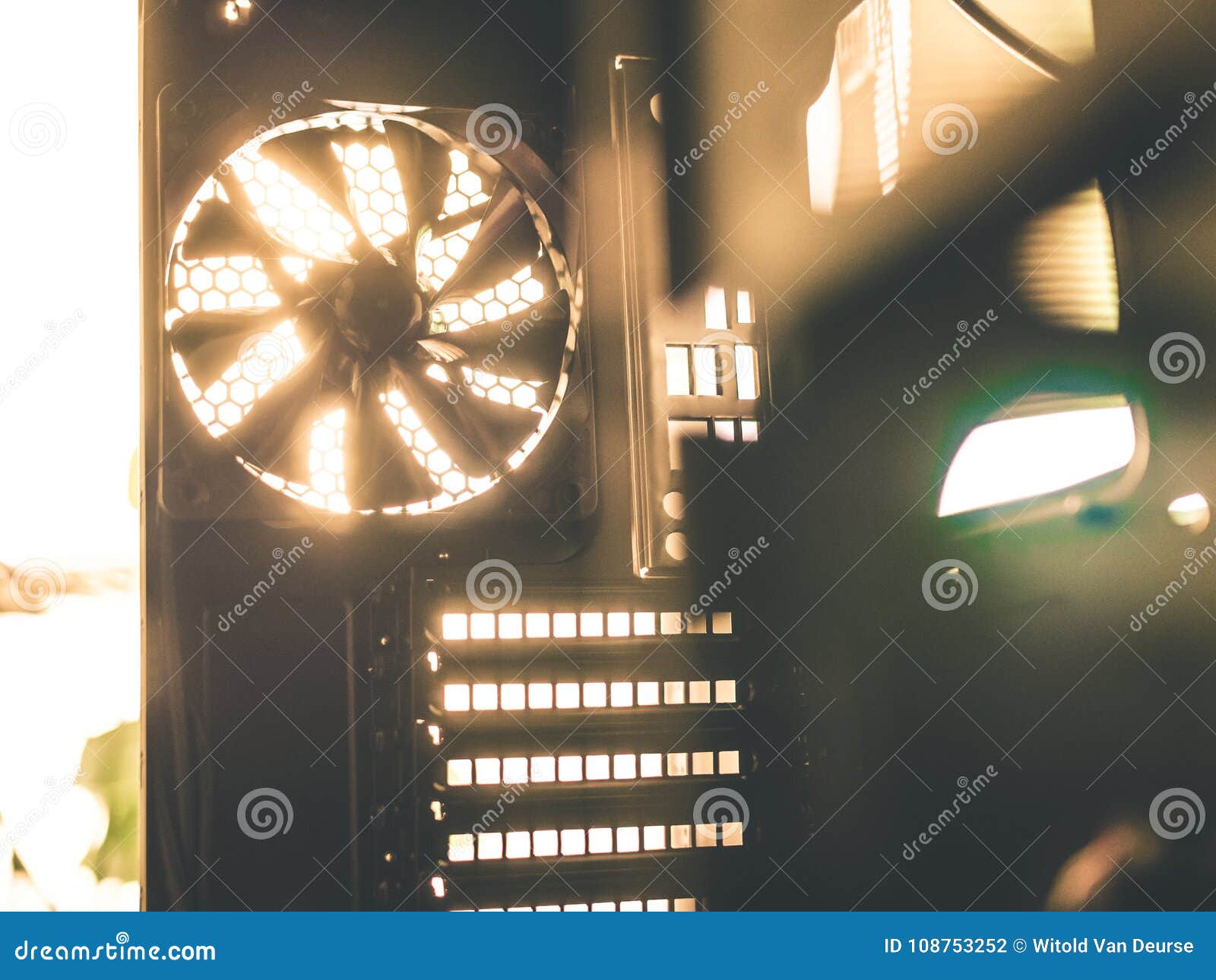 Awesome Technology Electronic Cooling Fan Stock Photo - Image of wires ...