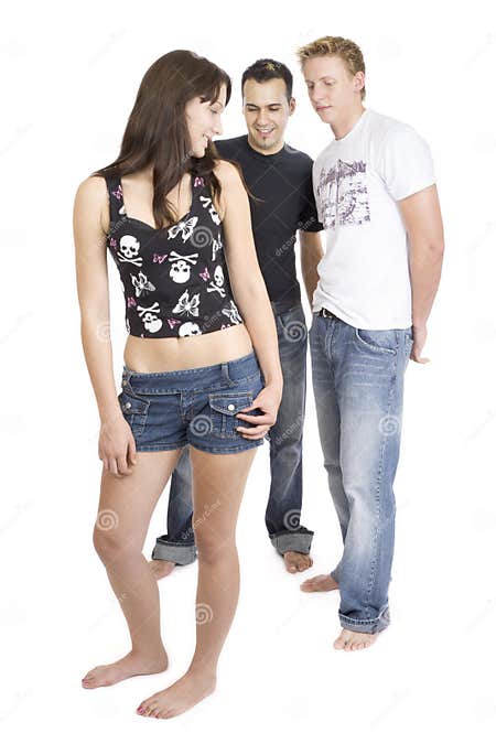 Awesome threesome 6 stock image. Image of girl, hair, fashion - 692223