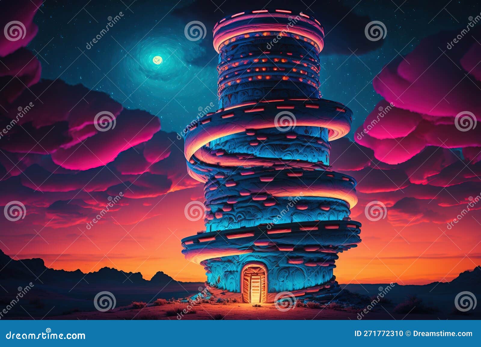 The Awesome Tower of Logical Conclusions Stock Illustration ...